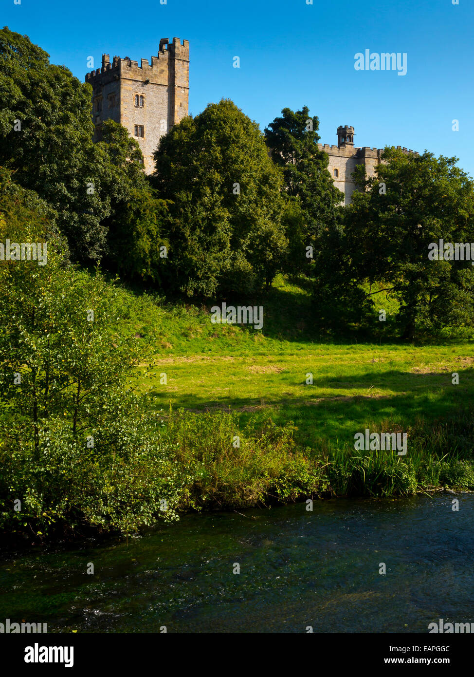The River Wye in the Peak District Derbyshire England UK flowing near ...