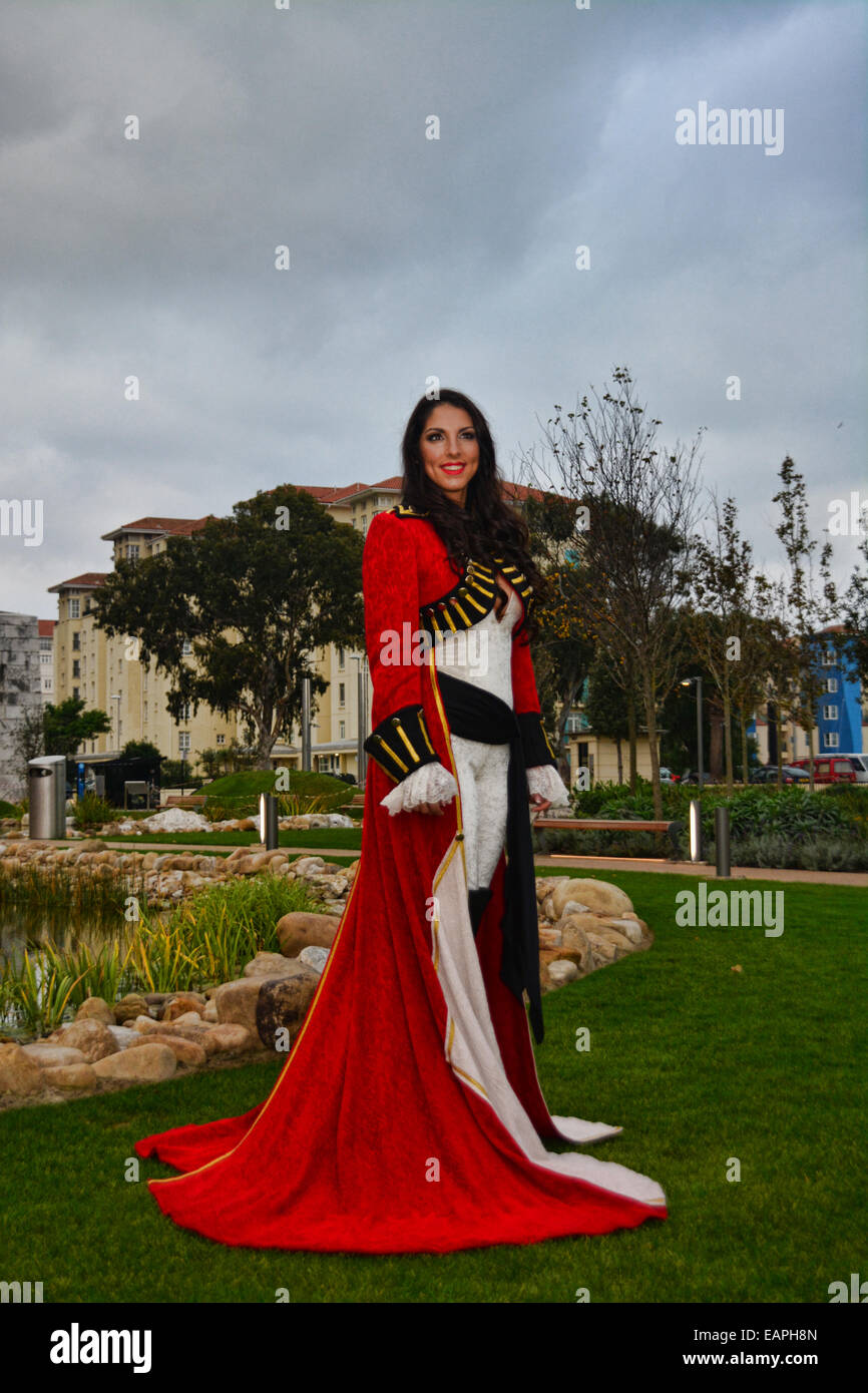 Gibraltar. 19th November, 2014. Miss Gibraltar 2014 Shyanne Azzopardi ...