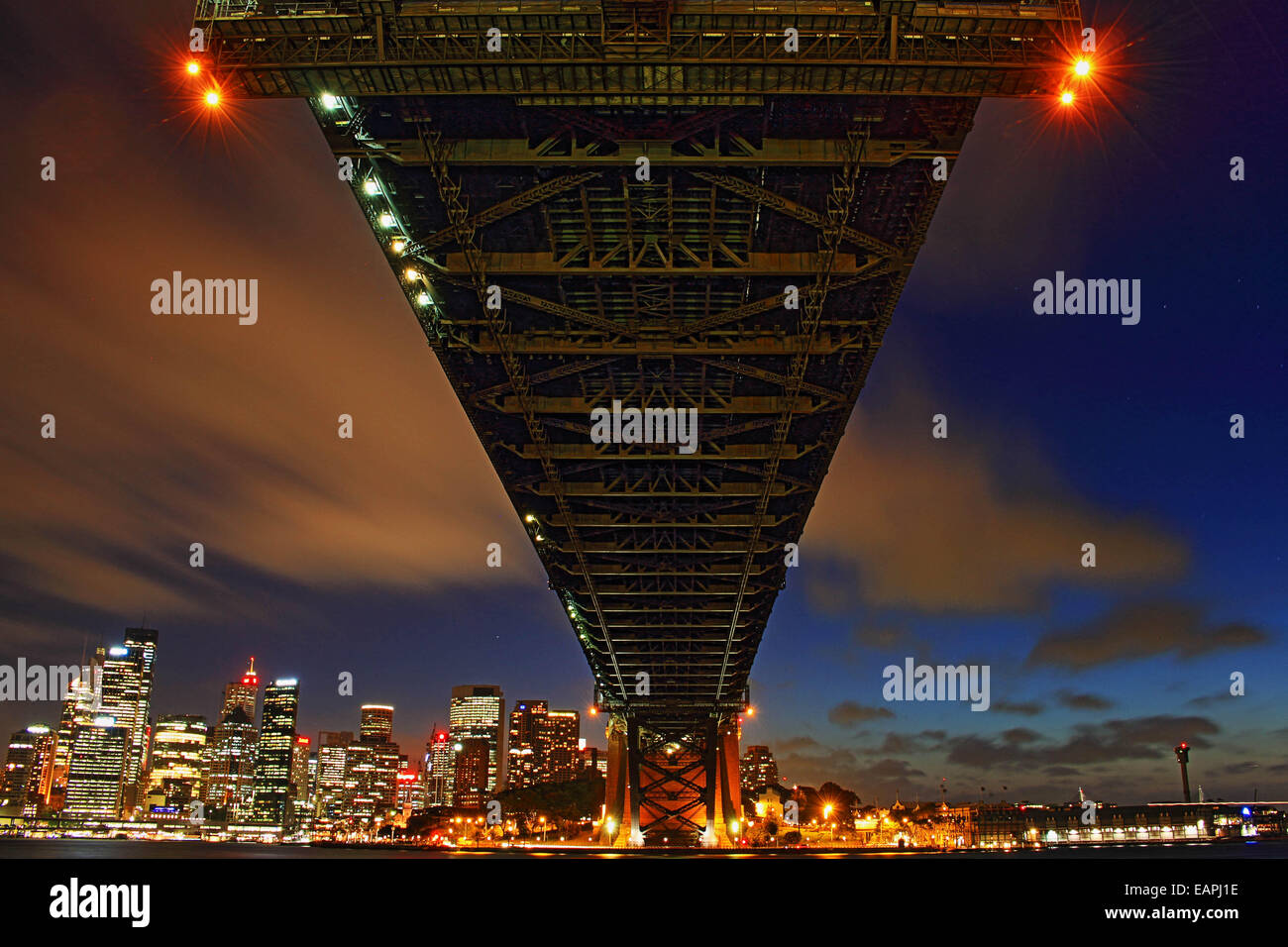 Under the Sydney Harbour Bridge Stock Photo - Alamy