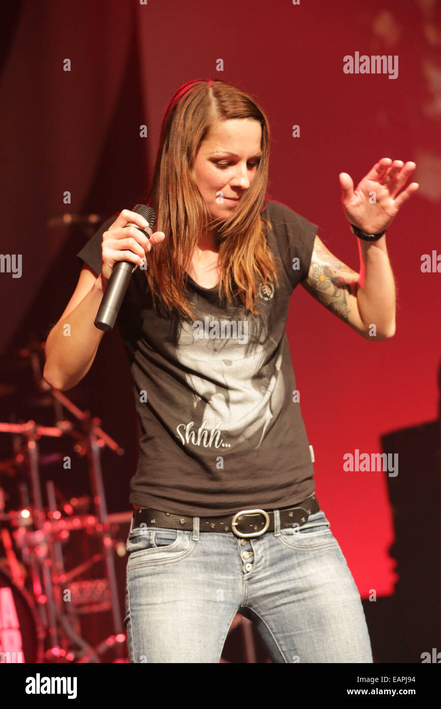 Christina Stuermer performing live during Die Lange Nacht der Musik at ...