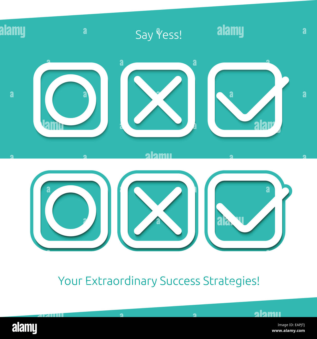 new set of check mark sign icons. vector graphic design Stock Photo - Alamy