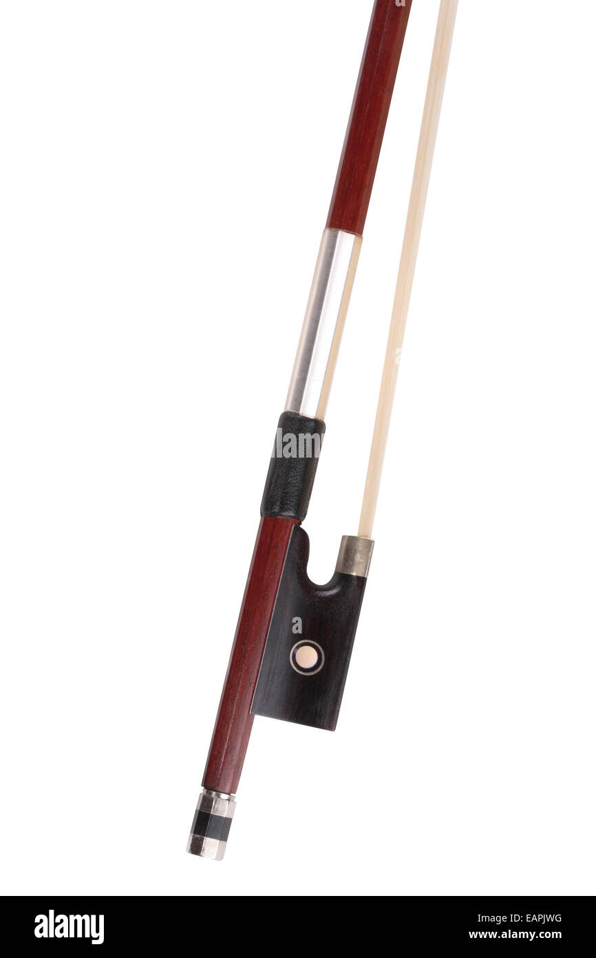 Violin Bow Isolated Stock Photo - Alamy
