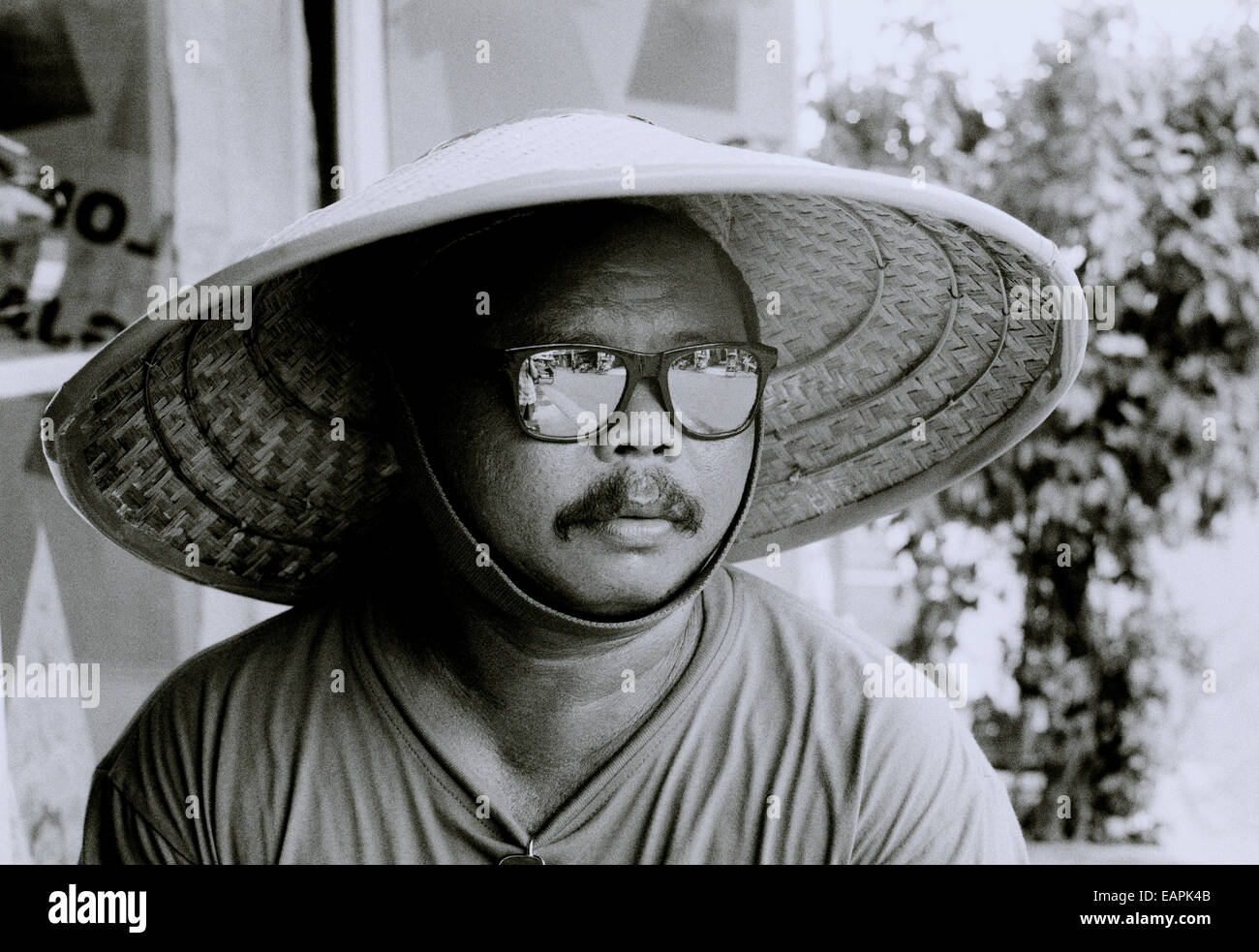 Man in Yogyakarta in Java in Indonesia in Southeast Asia Far East ...