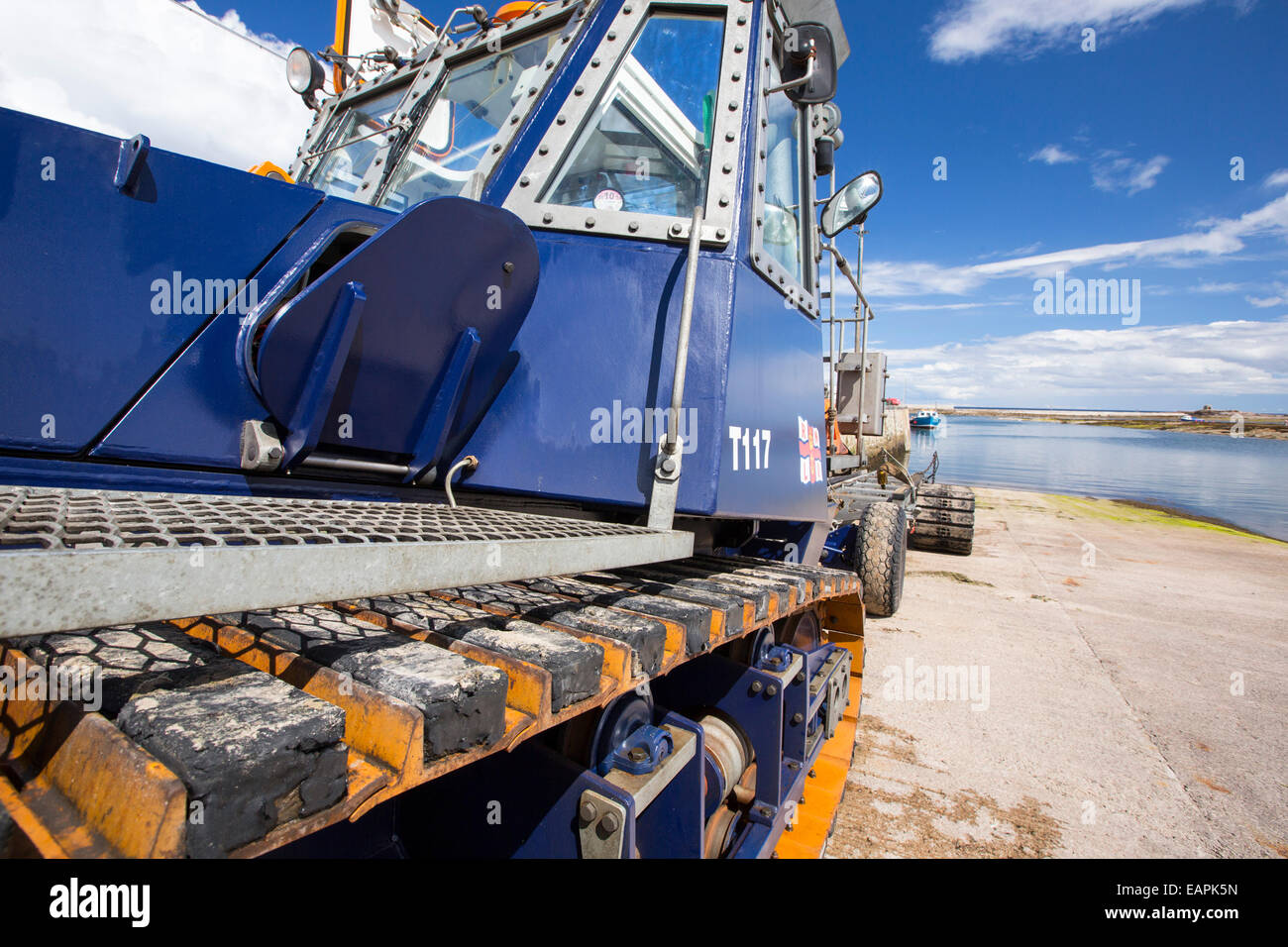 Lifeboat tractor hi-res stock photography and images - Alamy