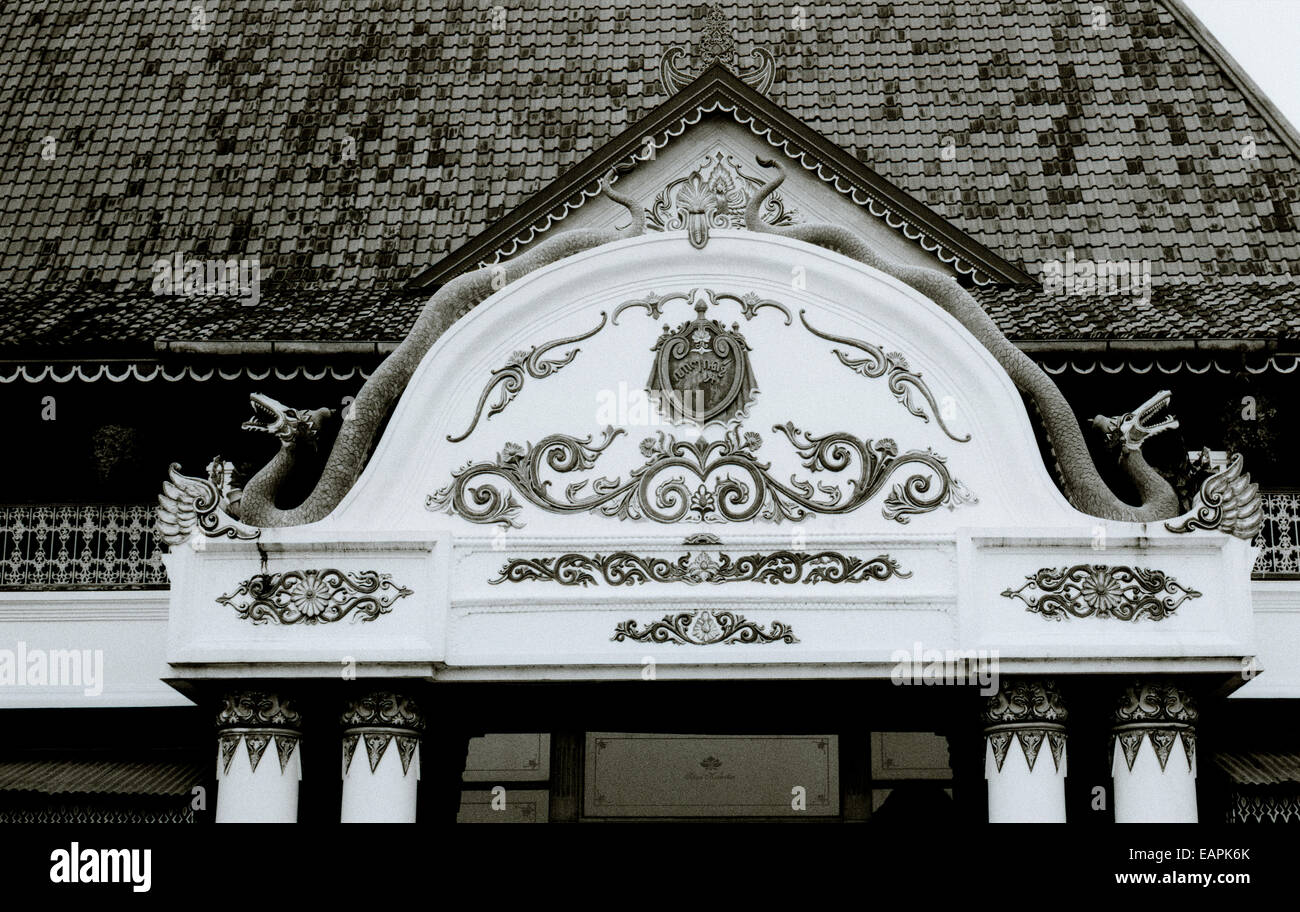 Indonesian architecture in Yogyakarta in Java in Indonesia in Southeast ...