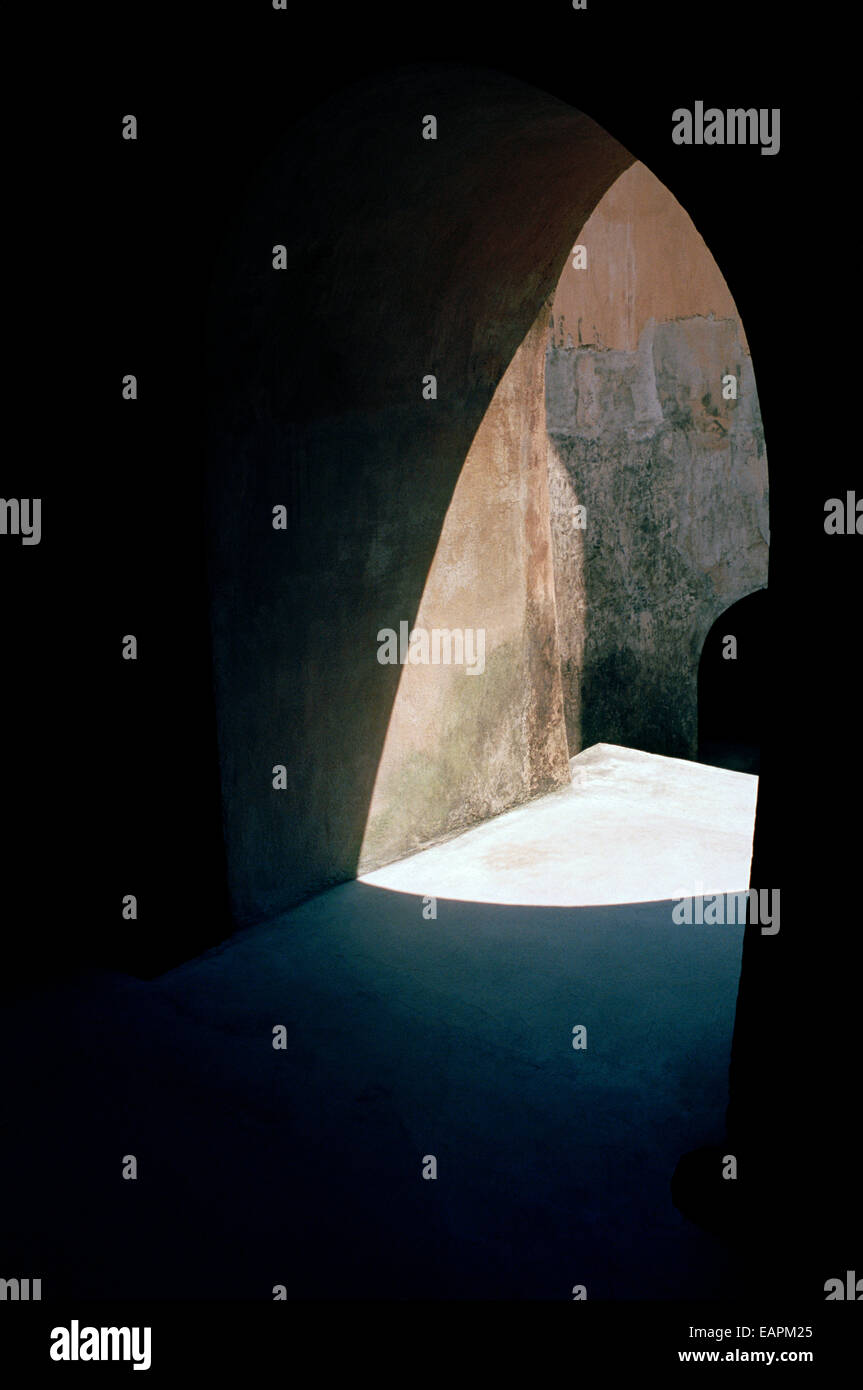 Underground mosque Sumur Gumuling in the Taman Sari complex in ...