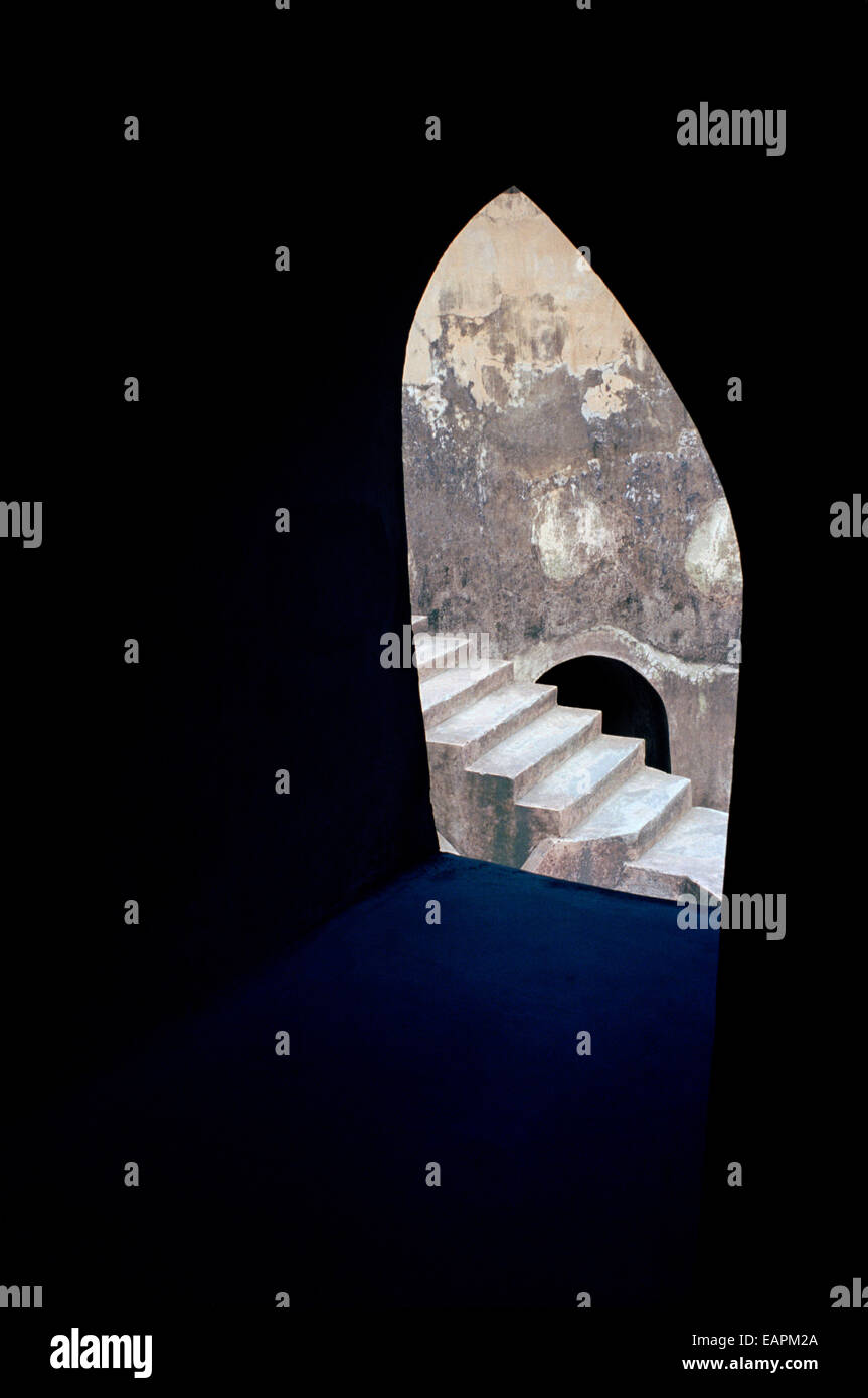 Underground mosque Sumur Gumuling in the Taman Sari complex in ...