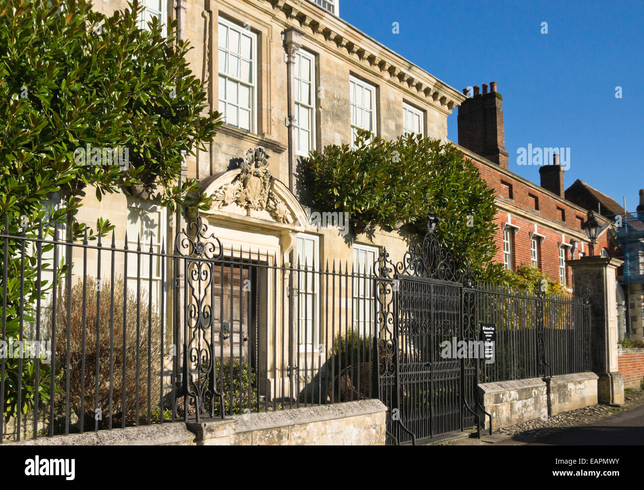 Salisbury a Cathedral town in Wiltshire England UK Monpesson House ...