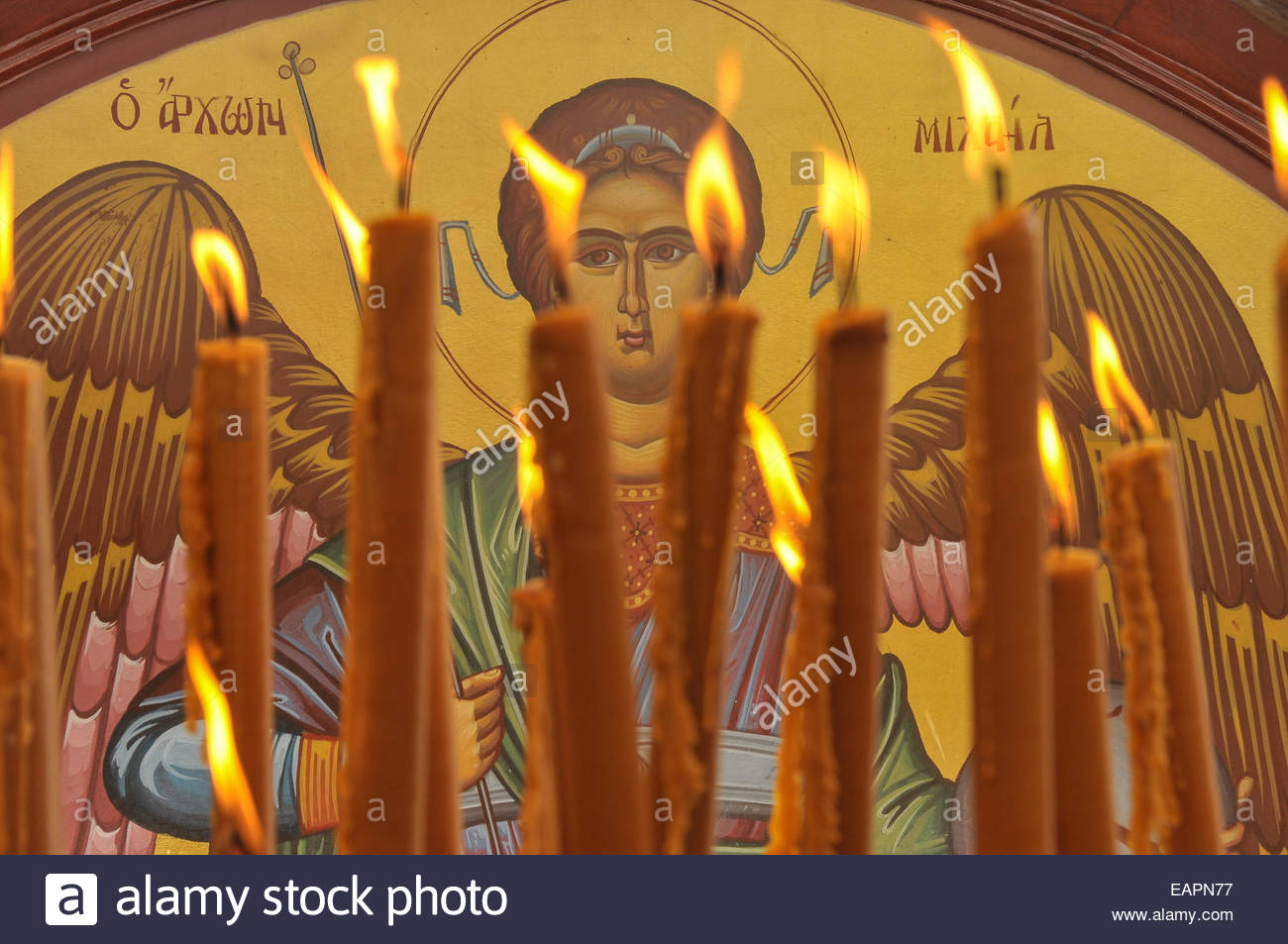 Archangel Michael Orthodox Icon Stock Photos & Archangel Michael ...