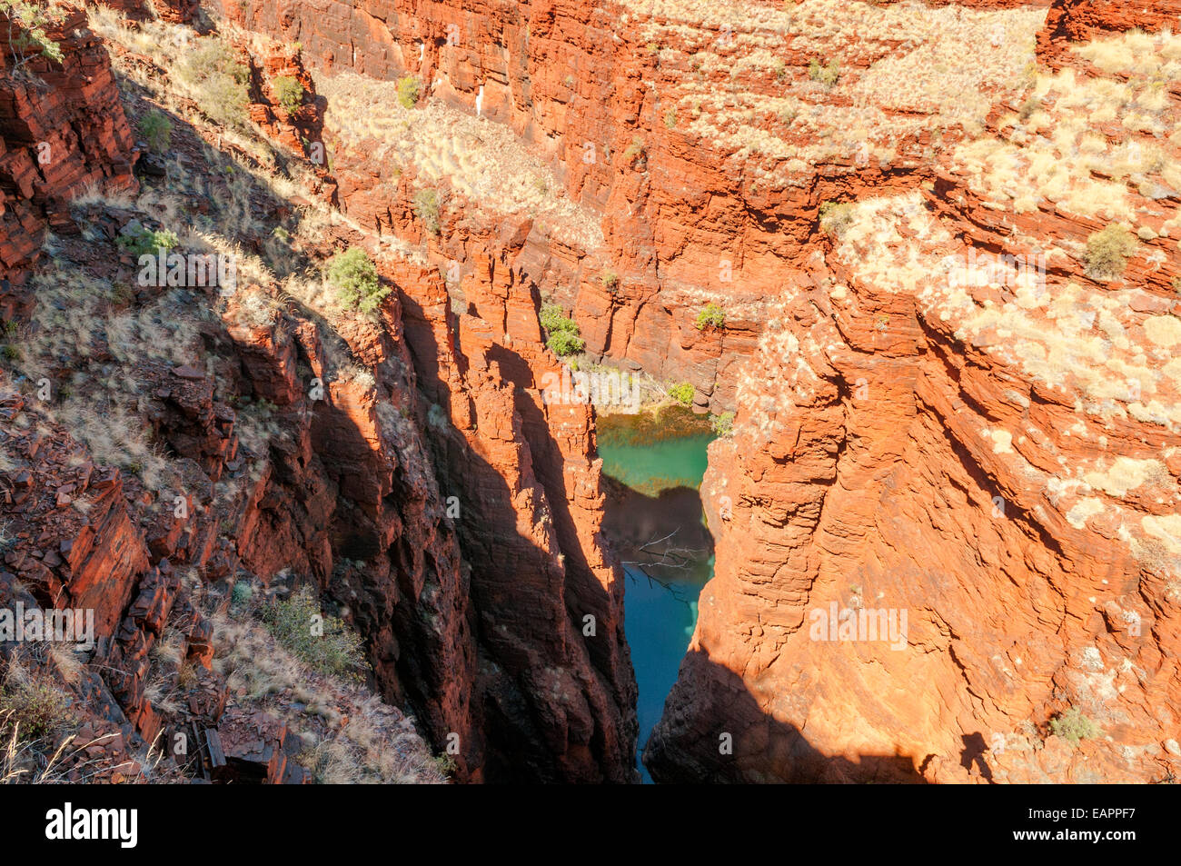 Weano Gorge from Junction Pool Lookout, Karijini NP, WA, Australia ...