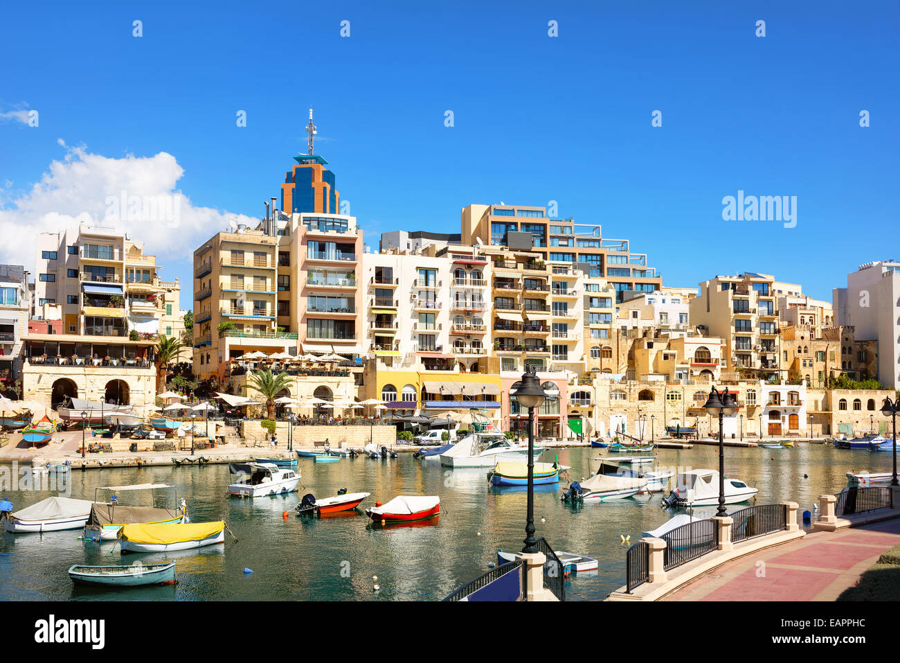 Bay street malta hi-res stock photography and images - Alamy