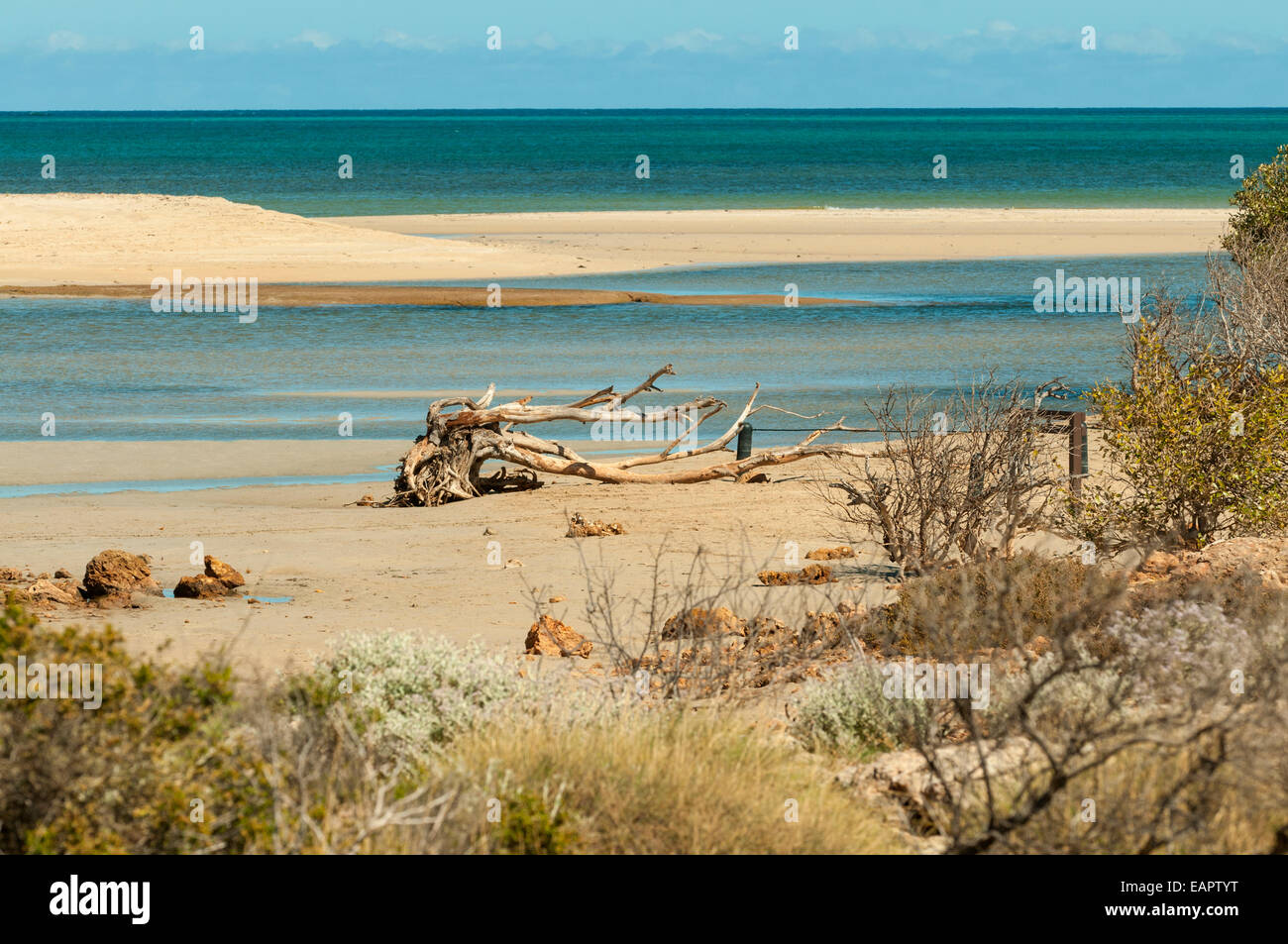 Yardie Creek Entrance, Cape Range NP, WA, Australia Stock Photo - Alamy