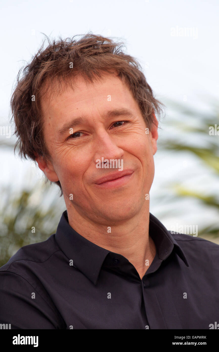 Director Bertrand Bonello attends the 'Saint Laurent' photocall during ...