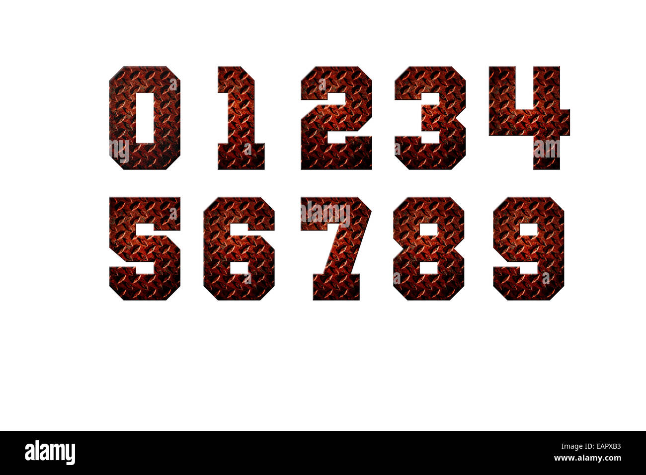 Number three from set Cut Out Stock Images & Pictures - Alamy