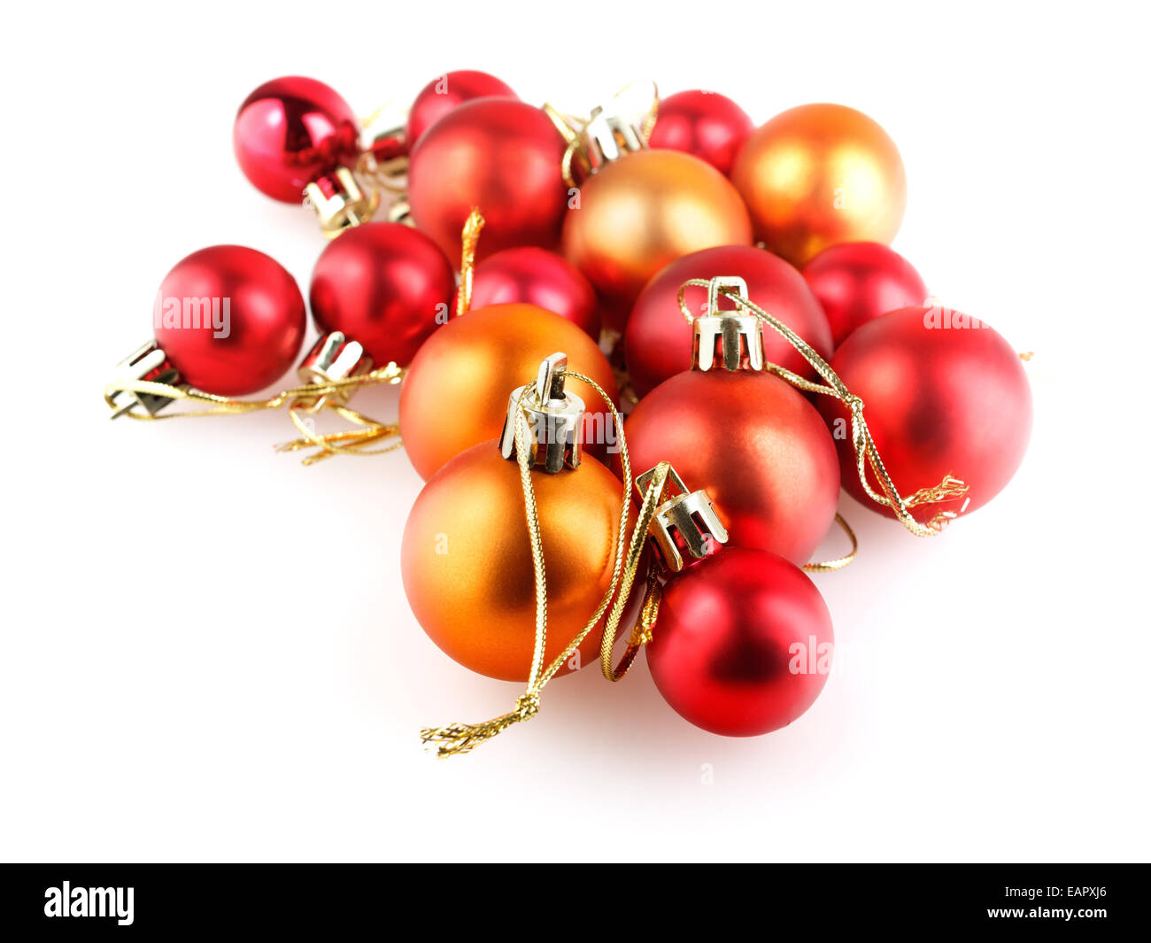 Decoration christmas concept orange Cut Out Stock Images & Pictures - Alamy