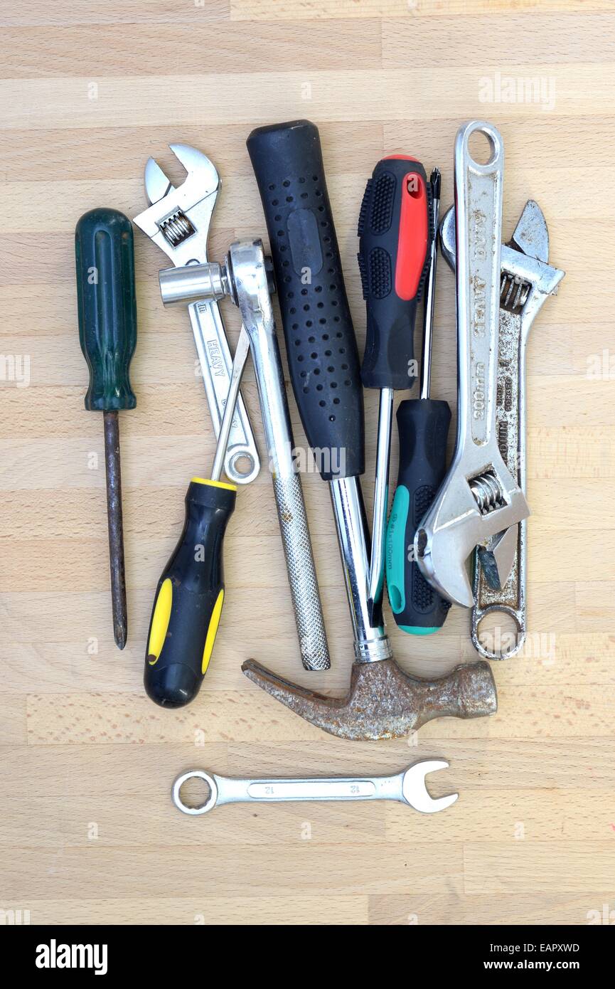 A close up shot of hardware told Stock Photo - Alamy