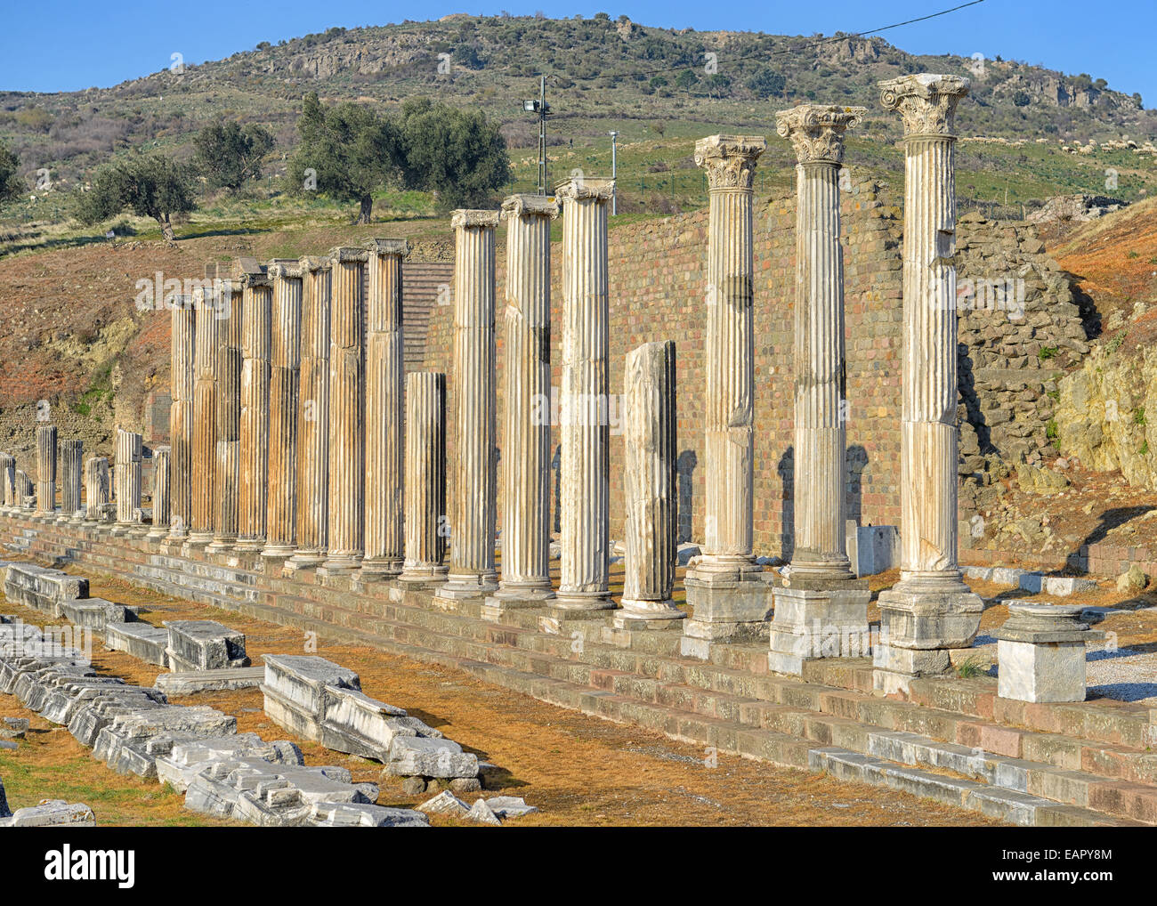 Asclepion in Pergamon, Turkey Stock Photo - Alamy