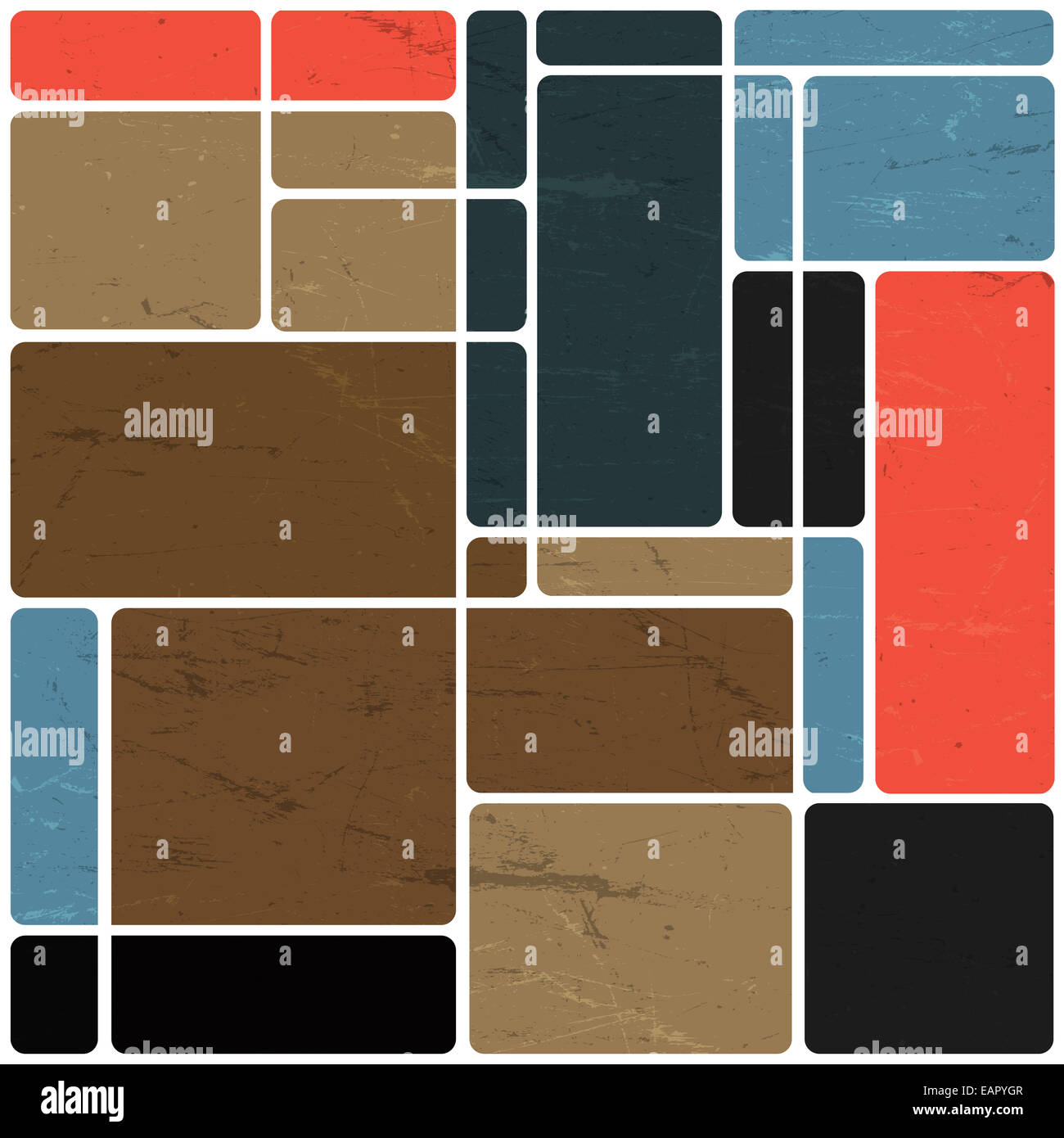 Abstract retro blocks design background colorful, Vector Stock Photo ...