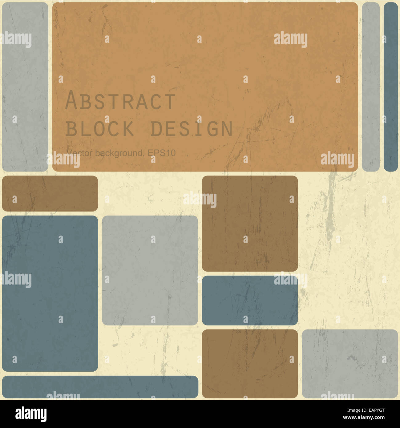 Abstract retro blocks design background, Vector Stock Photo - Alamy