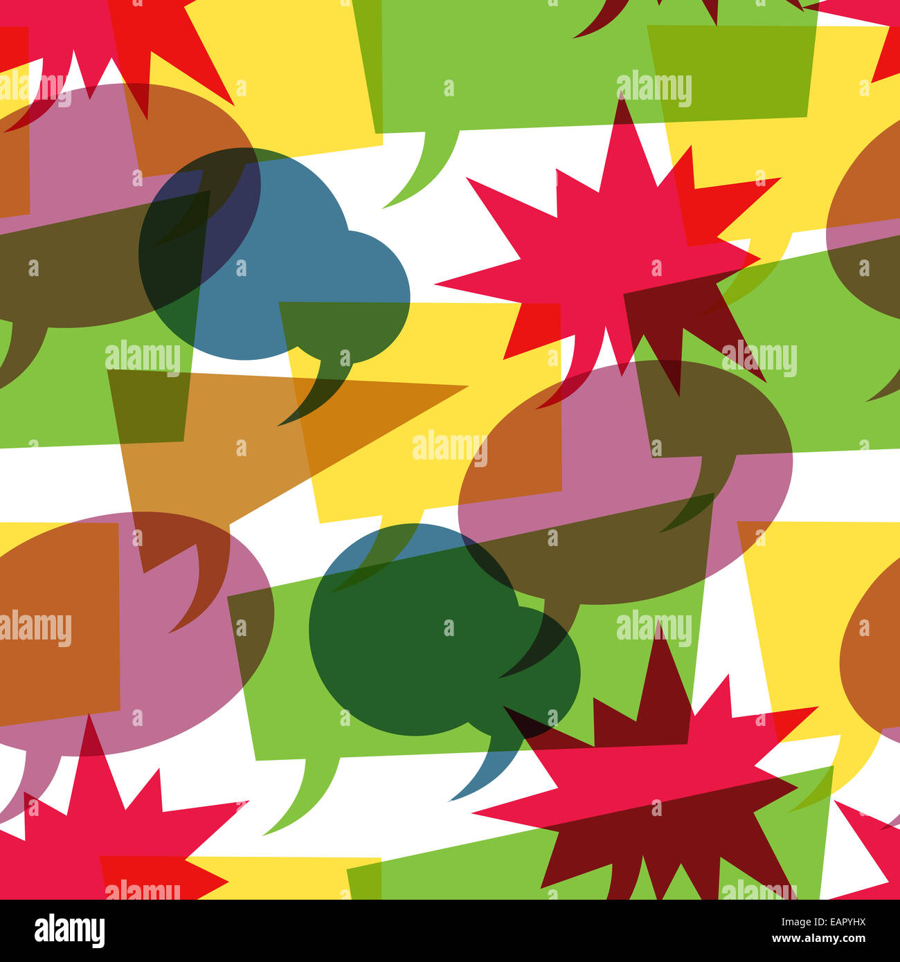 Retro speech bubbles hi-res stock photography and images - Alamy