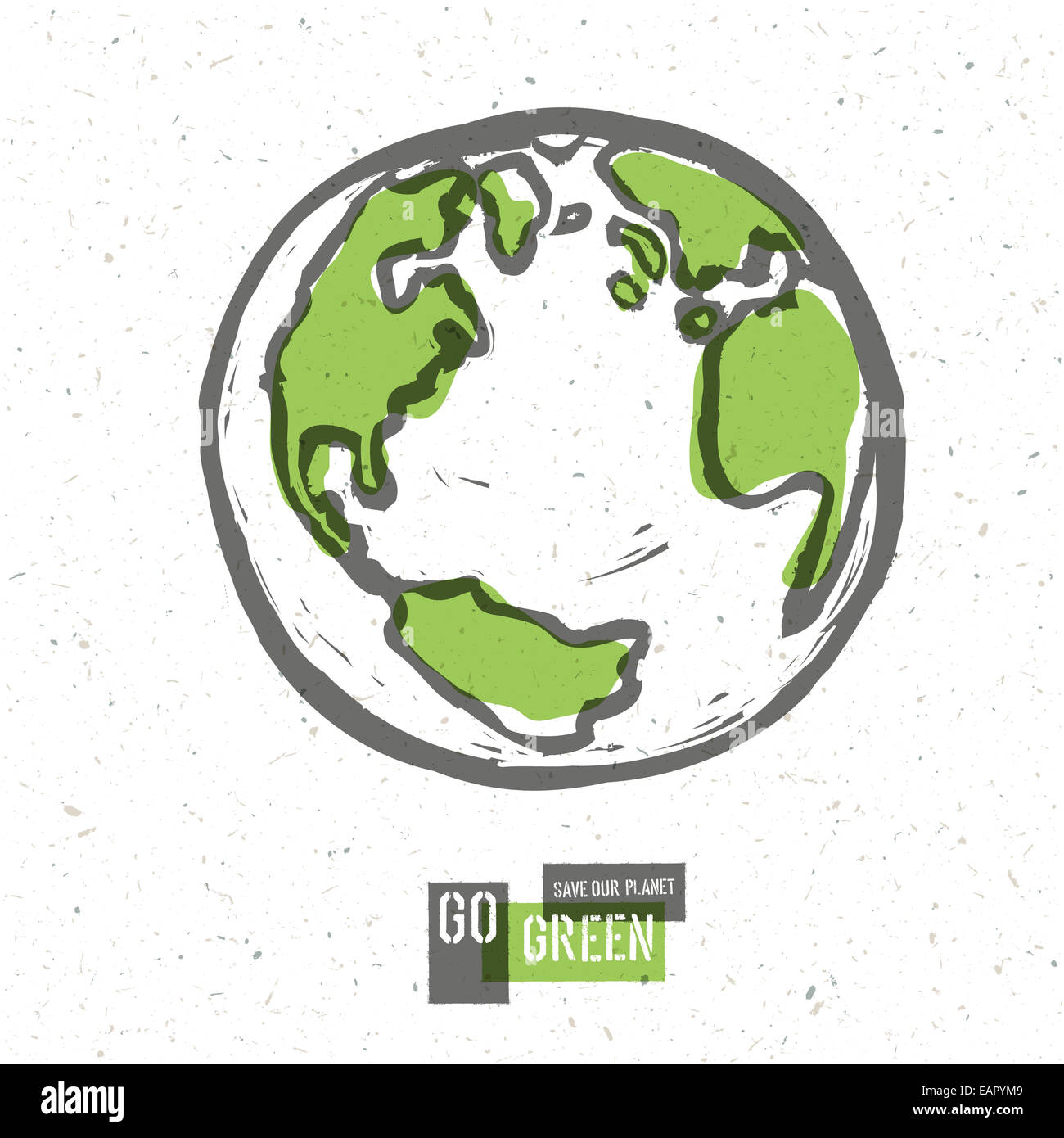 Green earth texture Cut Out Stock Images & Pictures - Alamy