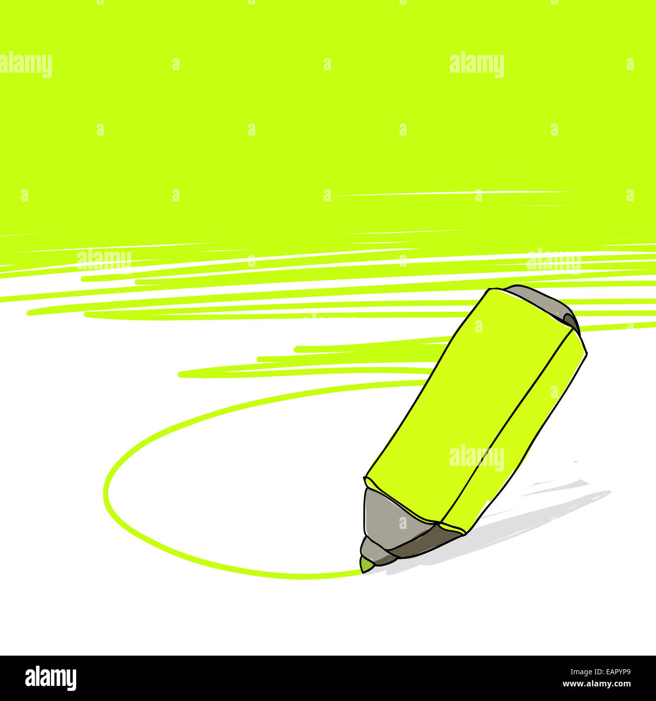 Highlighter concept with space for your text Stock Photo - Alamy