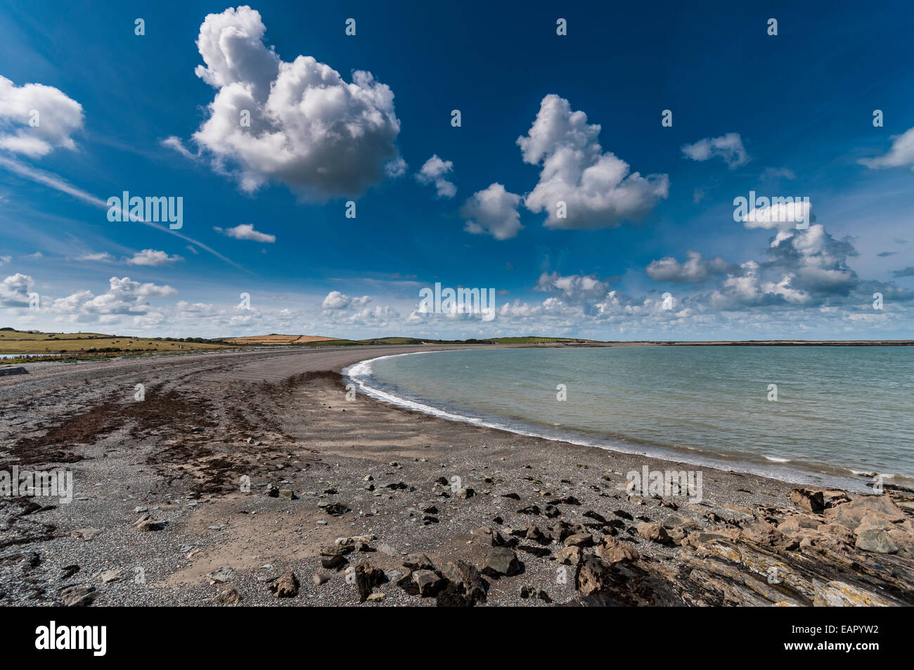 Cemlyn Bay Anglesey North Wales Stock Photo - Alamy