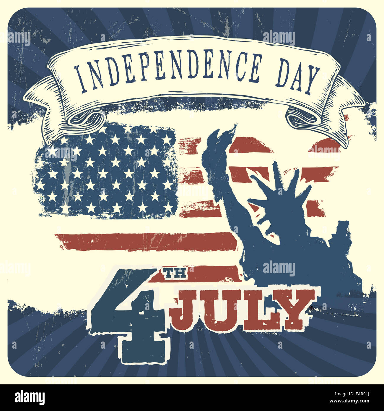 Independence day background. Vector, EPS10 Stock Photo - Alamy