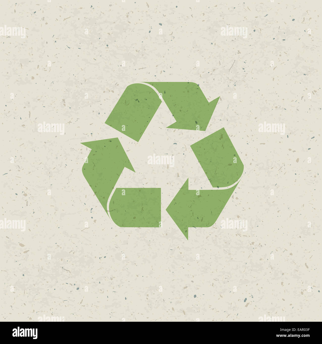 Recycled symbol on paper texture. Design set, Vector Stock Photo - Alamy