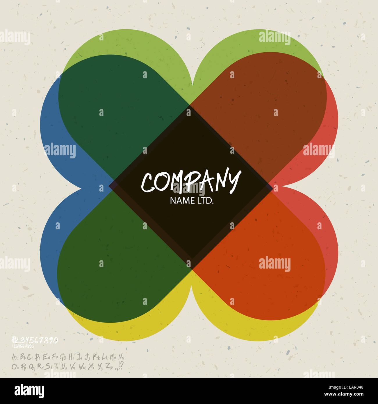 Social abstract logo vector design template. Clever flower concept on ...