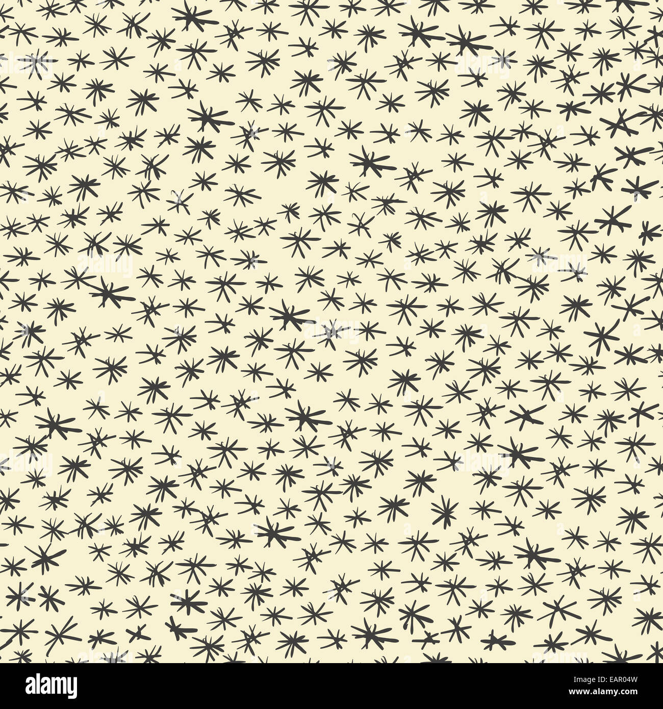 Hand-drawn asterisk seamless pattern. Vector Stock Photo - Alamy