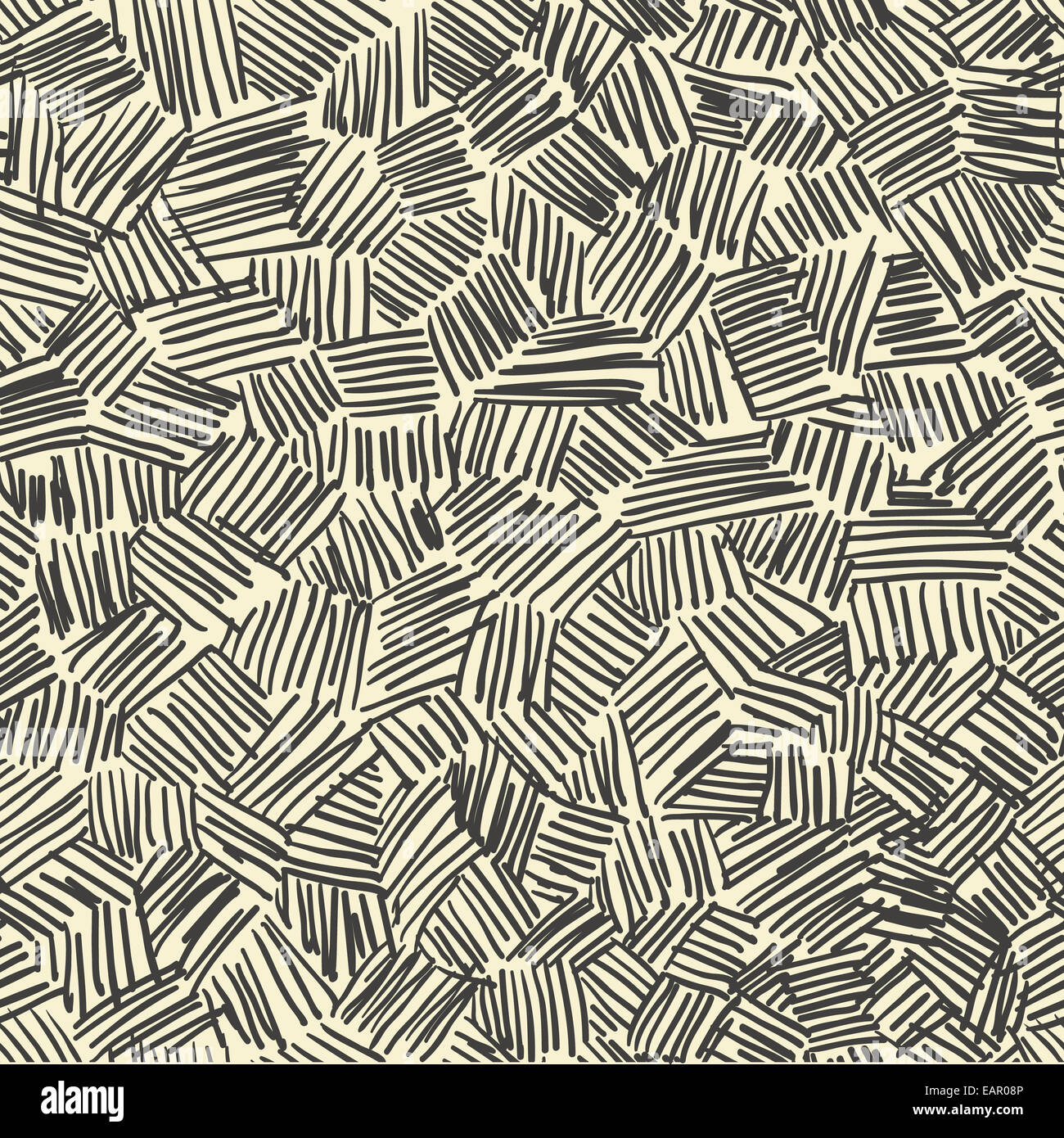 Hand-drawn abstract seamless pattern. Vector Stock Photo - Alamy