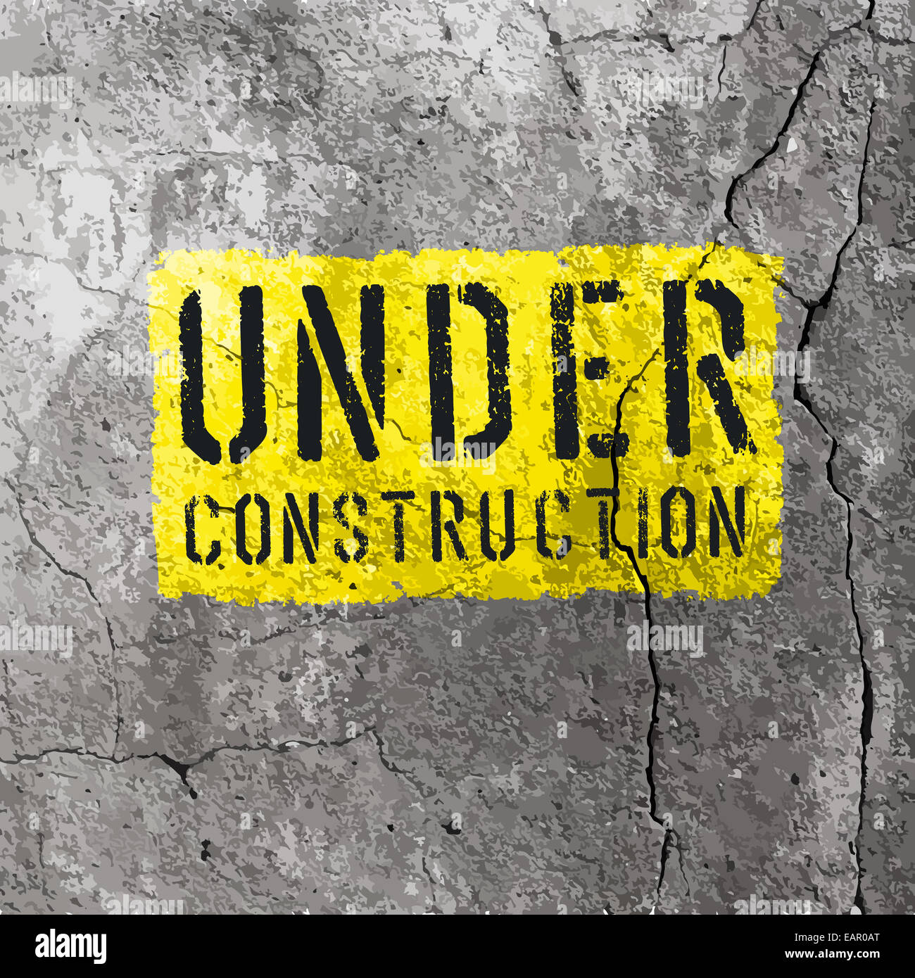 Under Construction Sign. Vector Stock Photo - Alamy