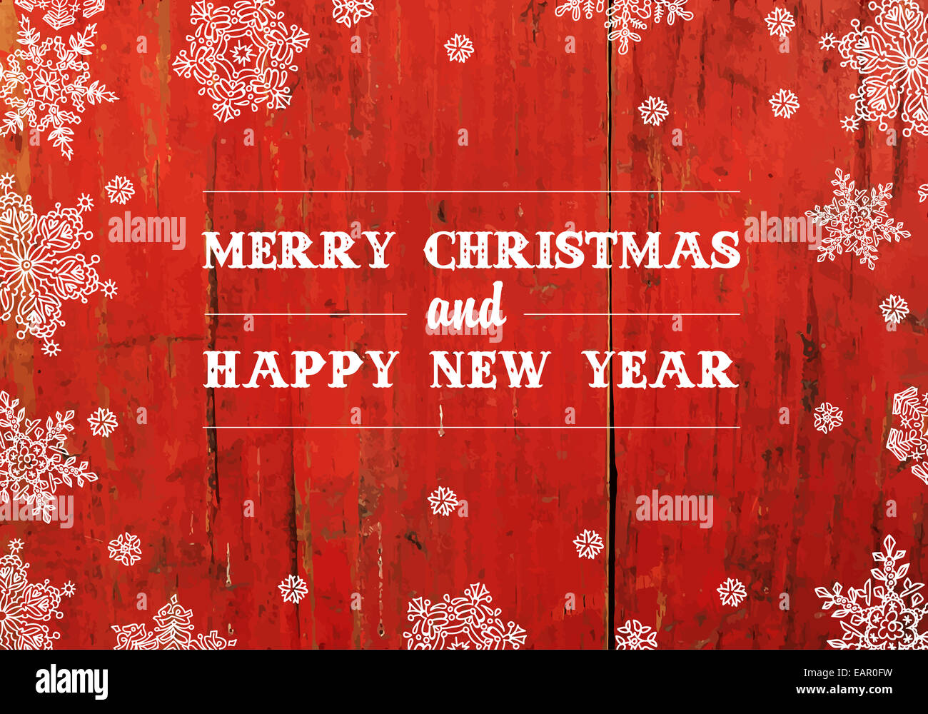 Merry christmas illustration red hi-res stock photography and images ...