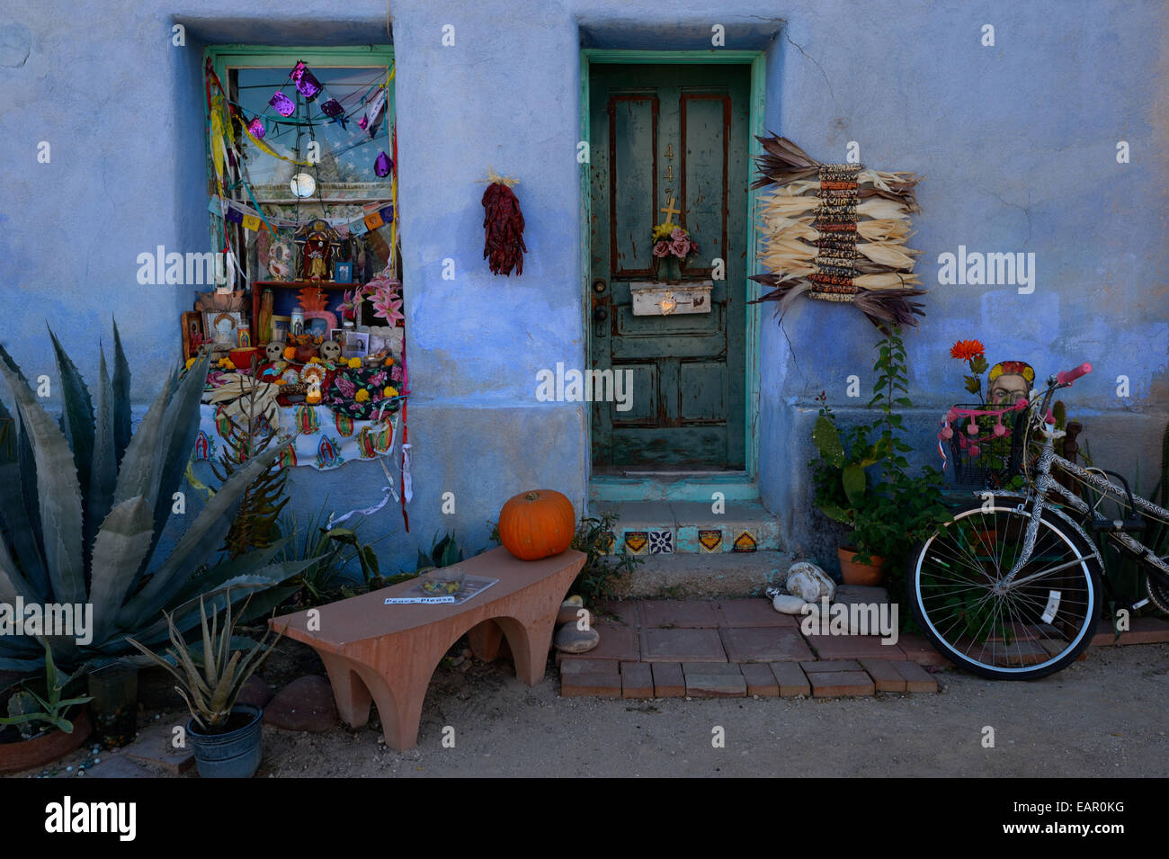 El Presidio - the Old Tucson Historic District, Tucson AZ Stock Photo ...