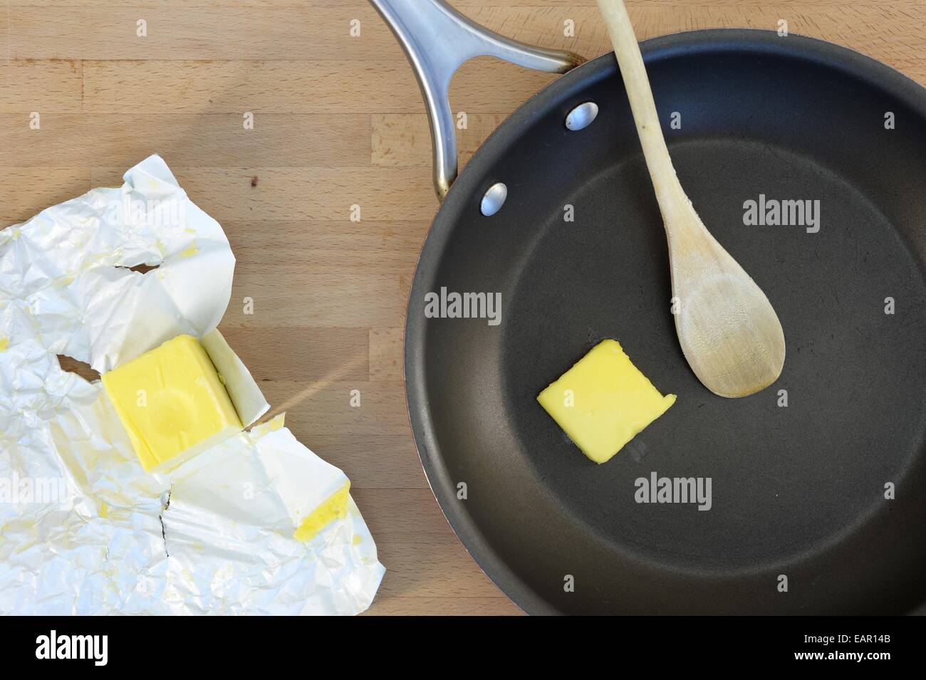 A close up shot of cooking butter Stock Photo - Alamy