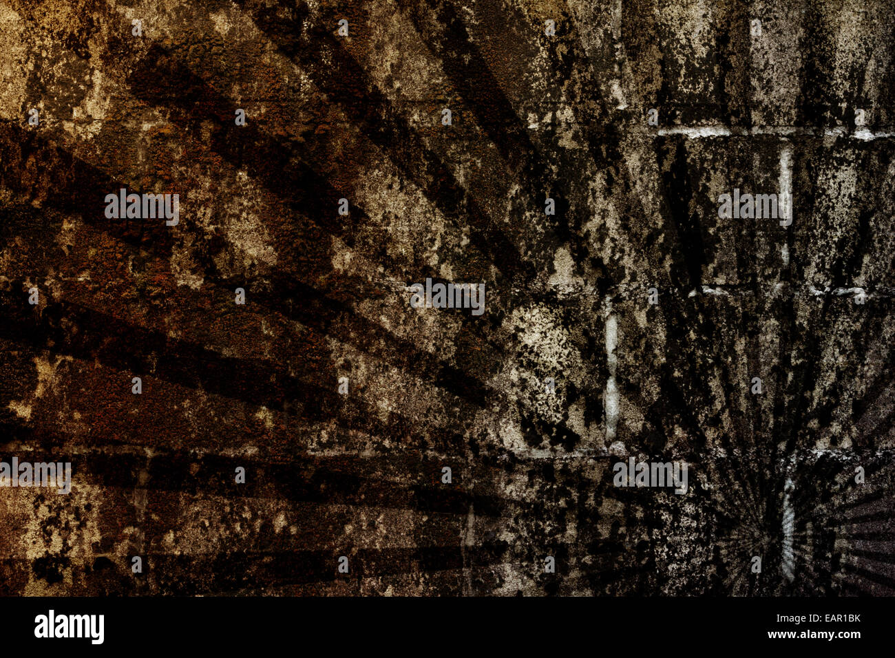 vintage abstract sun rays on the wall grunge Stock Photo - Alamy