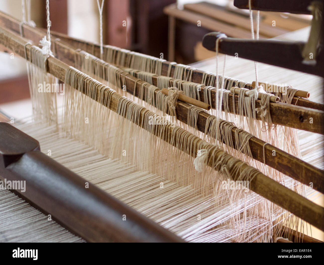 Historic weaving loom High Resolution Stock Photography and Images - Alamy
