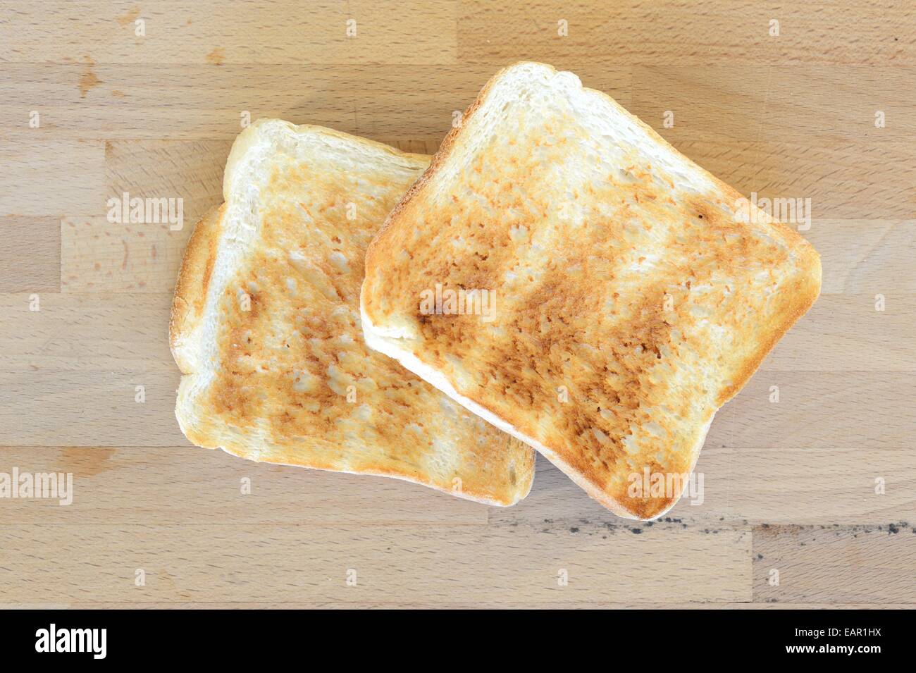 A close up shot of pieces of toast Stock Photo - Alamy
