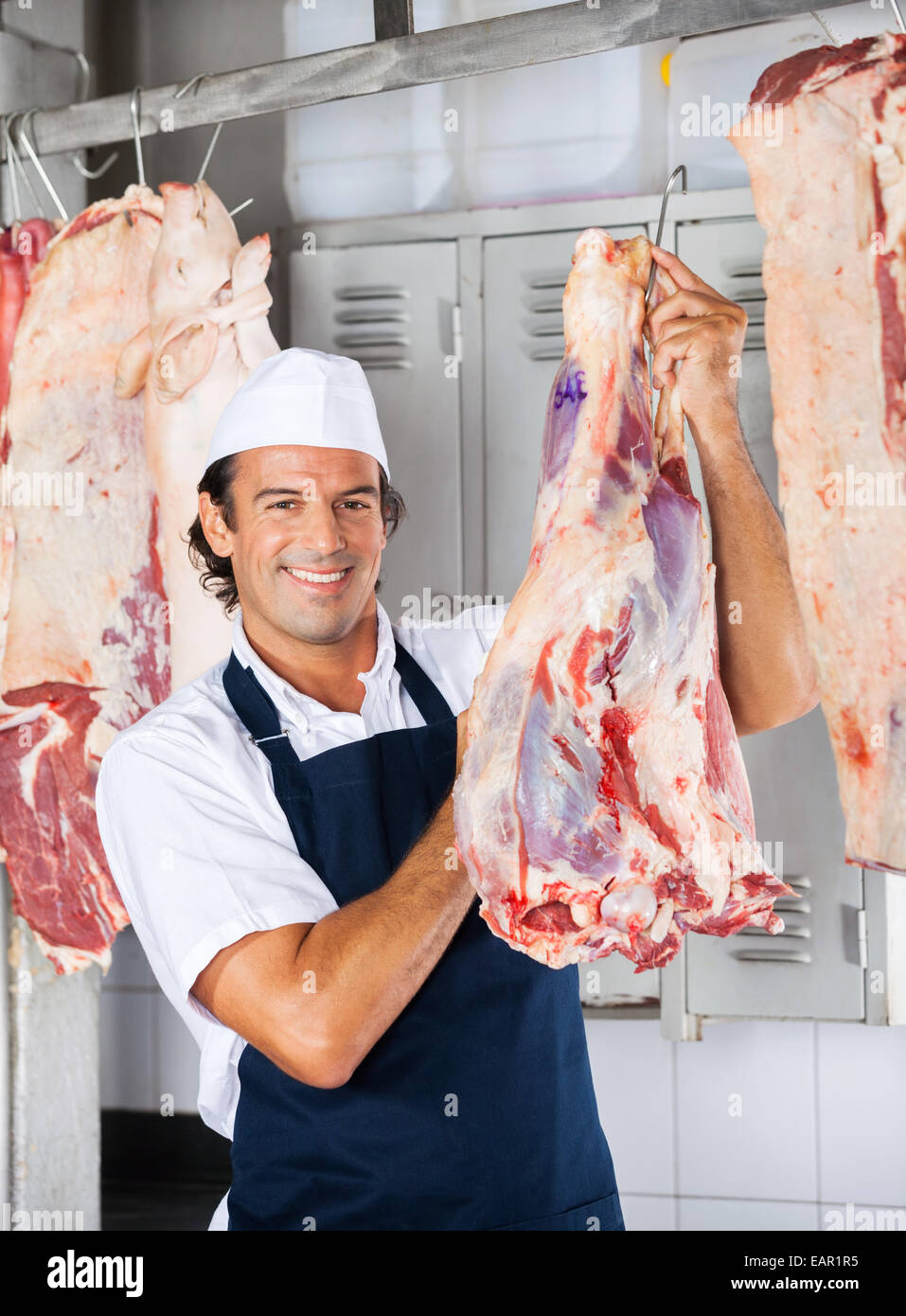 Holding meat hi-res stock photography and images - Alamy