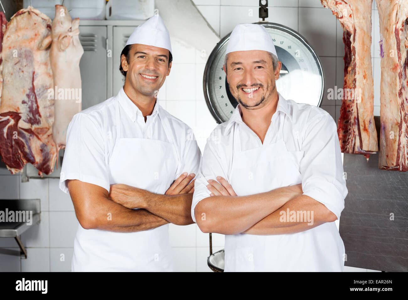 Butchers hat apron hi-res stock photography and images - Alamy