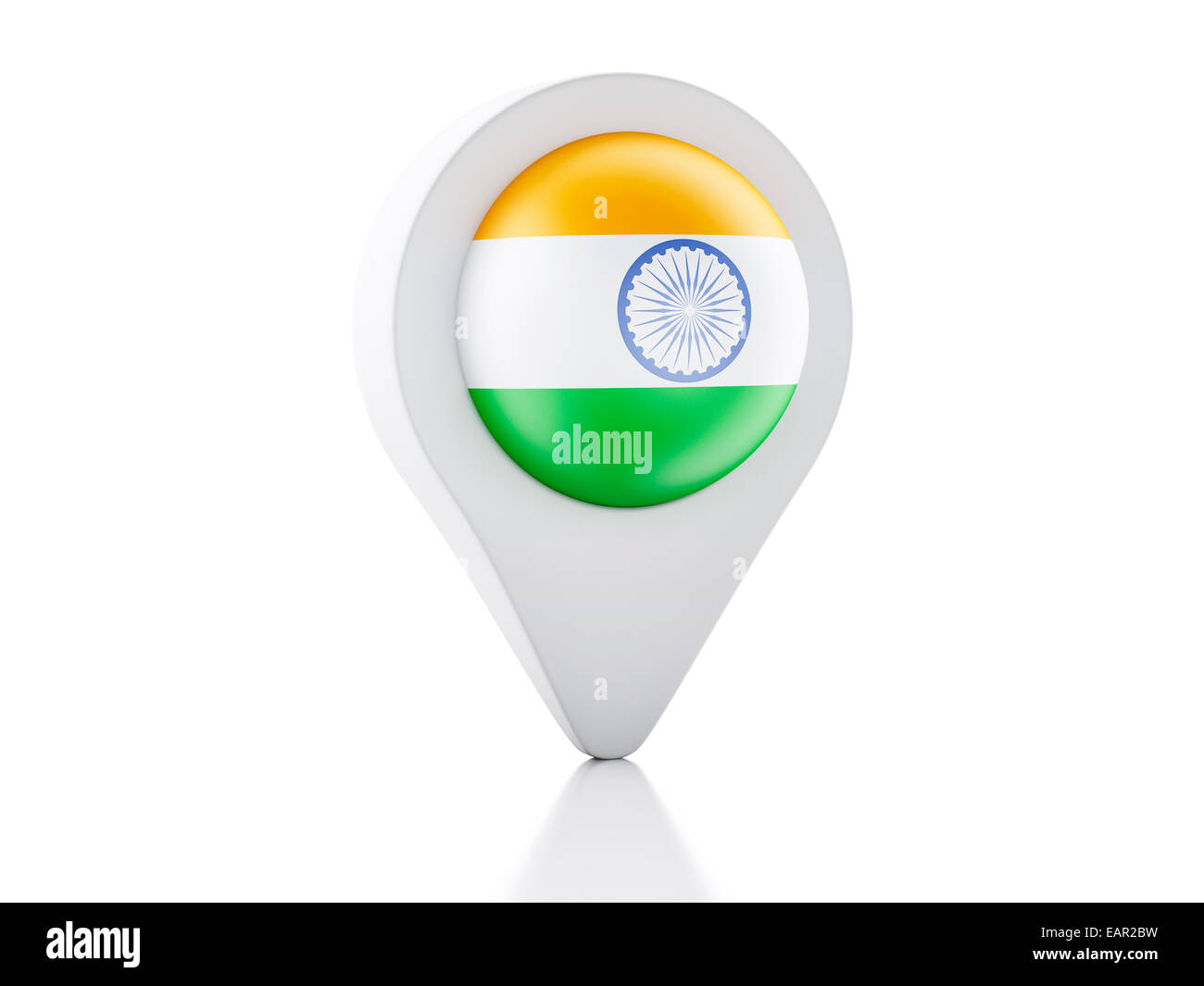 India map 3d hi-res stock photography and images - Alamy