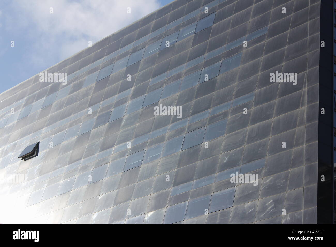 Only one open window in the entire building Stock Photo - Alamy