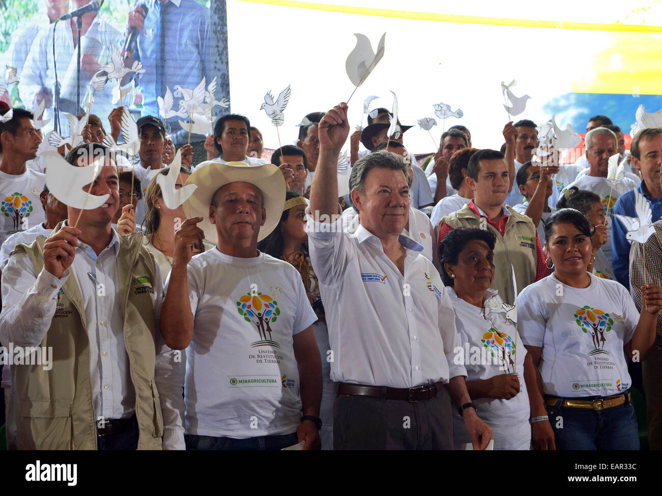 Ataco, Colombia. 19th Nov, 2014. Image provided by the Colombia's ...