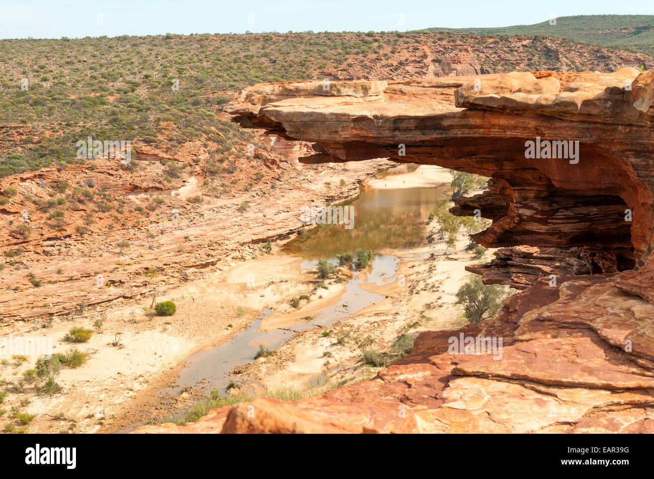 View from Nature's Window, Kalbarri NP, WA, Australia Stock Photo - Alamy