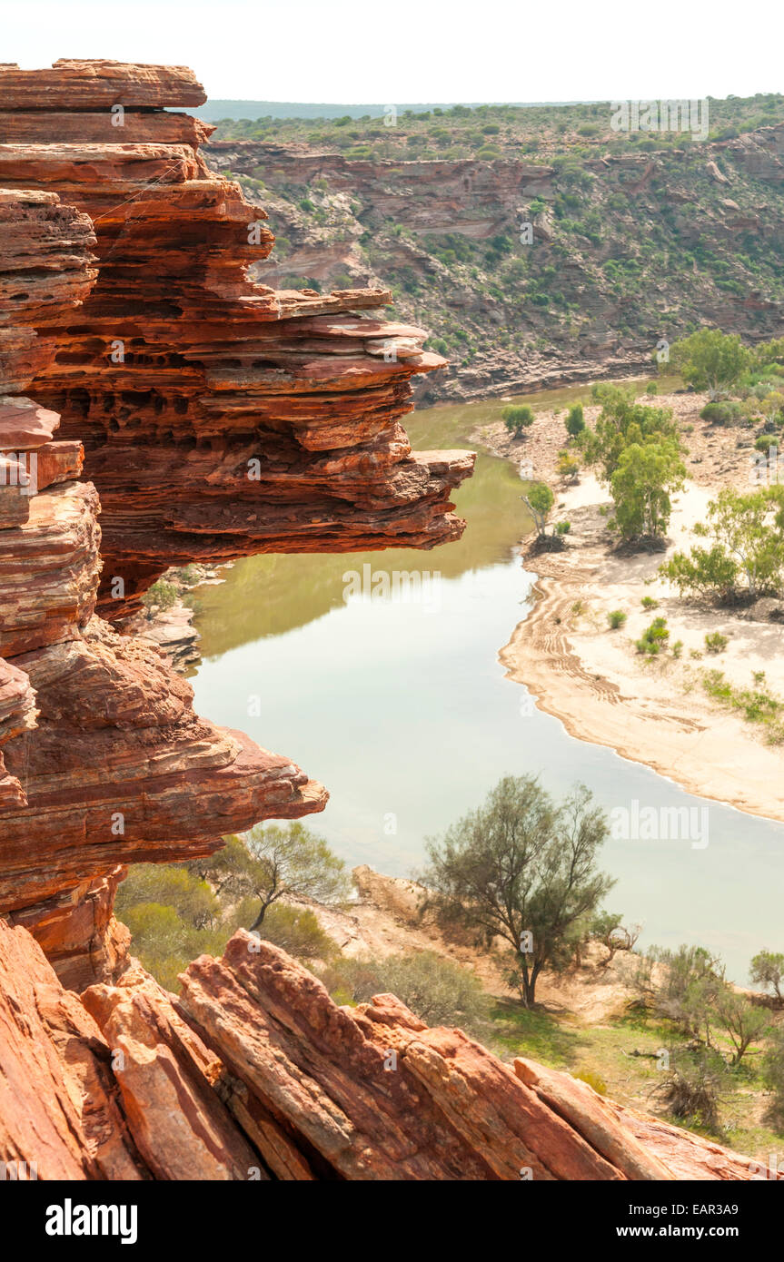 View from Nature's Window, Kalbarri NP, WA, Australia Stock Photo - Alamy