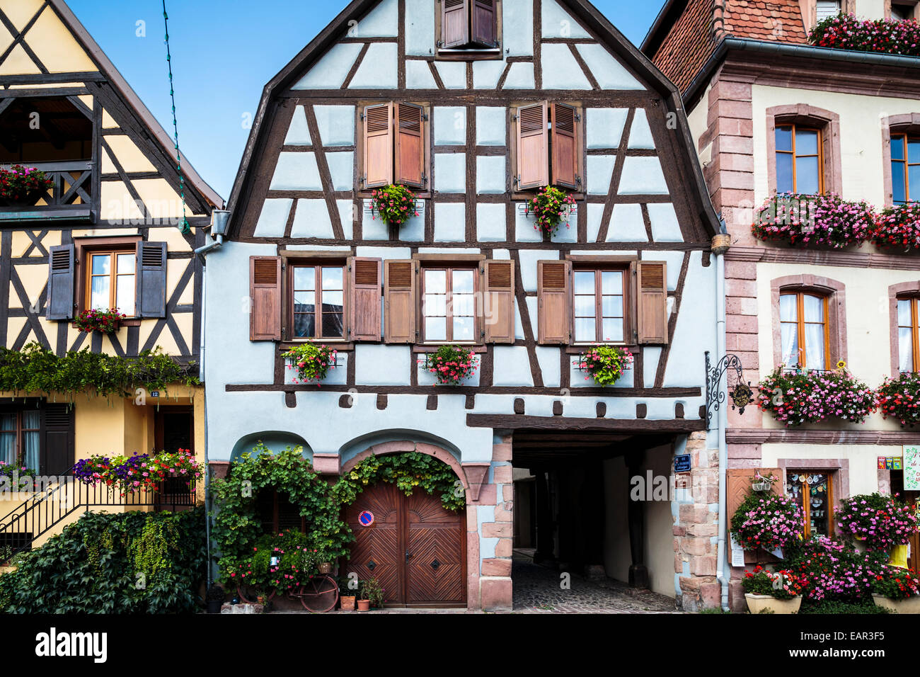 Village of Bergheim, Alsace, France Stock Photo - Alamy