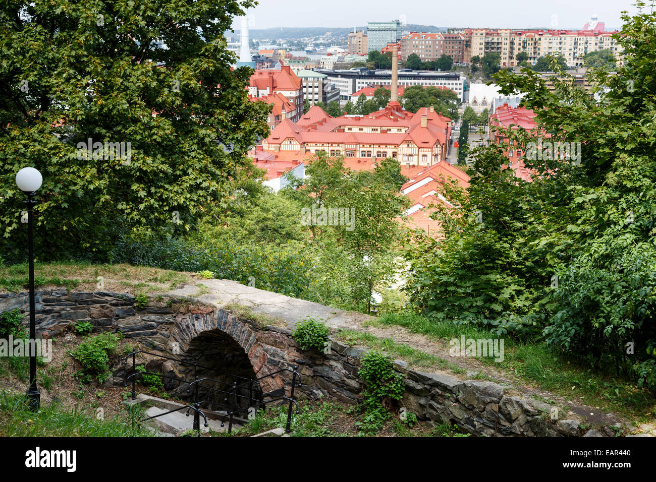 Rooftops skansberg skansparken skyline view hi-res stock photography ...