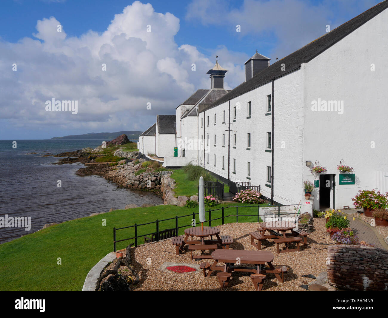 Laphroaig distillery Islay Scotland Stock Photo - Alamy