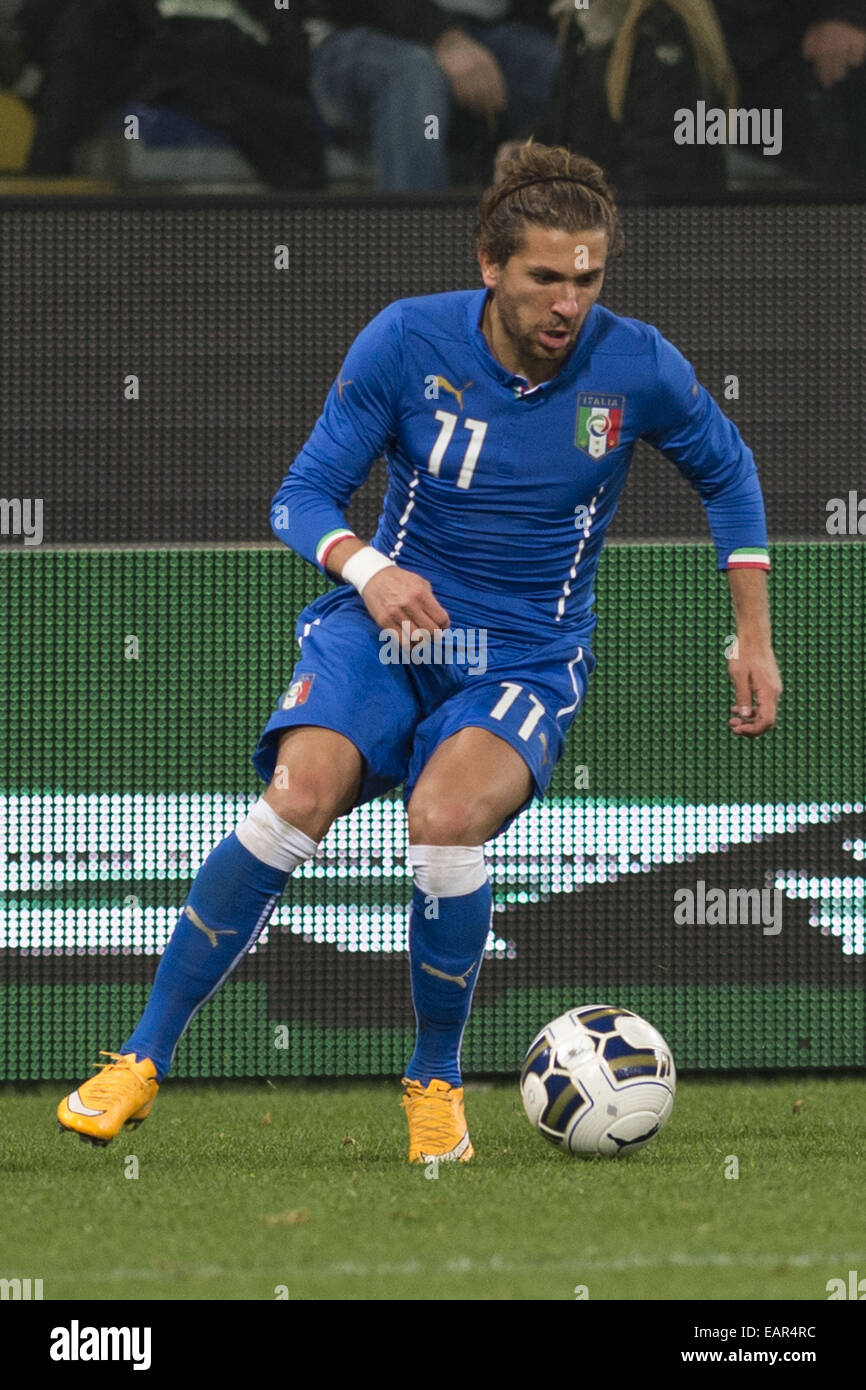 Genova, Italy. 18th Nov, 2014. Alessio Cerci (ITA) Football/Soccer ...